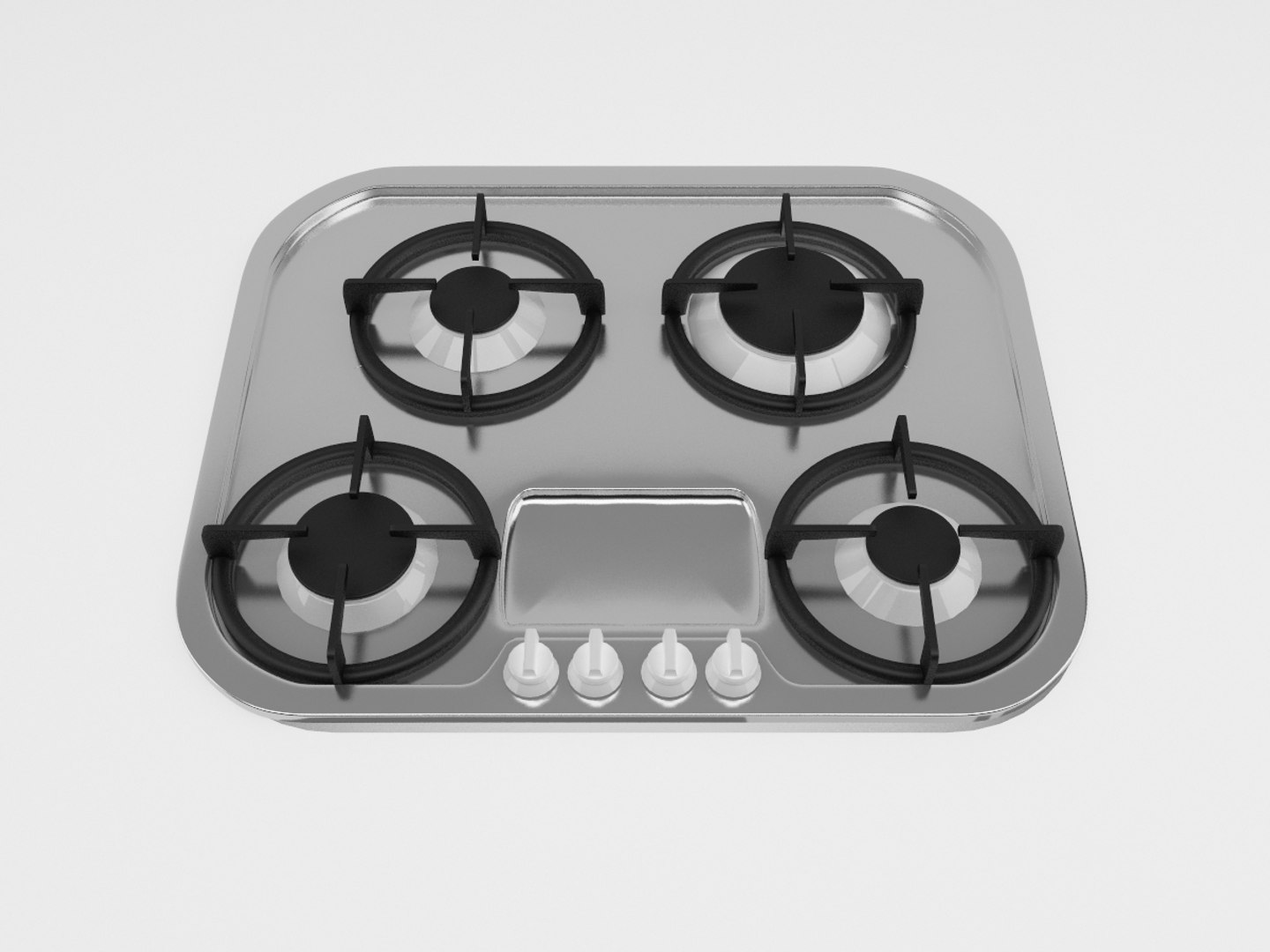 3d gas cooktop model