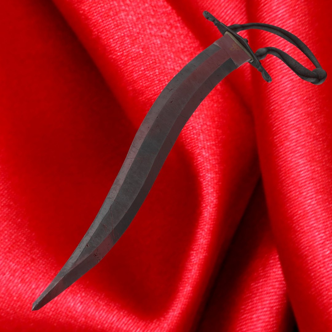 3d Indian Bichwa Dagger Model