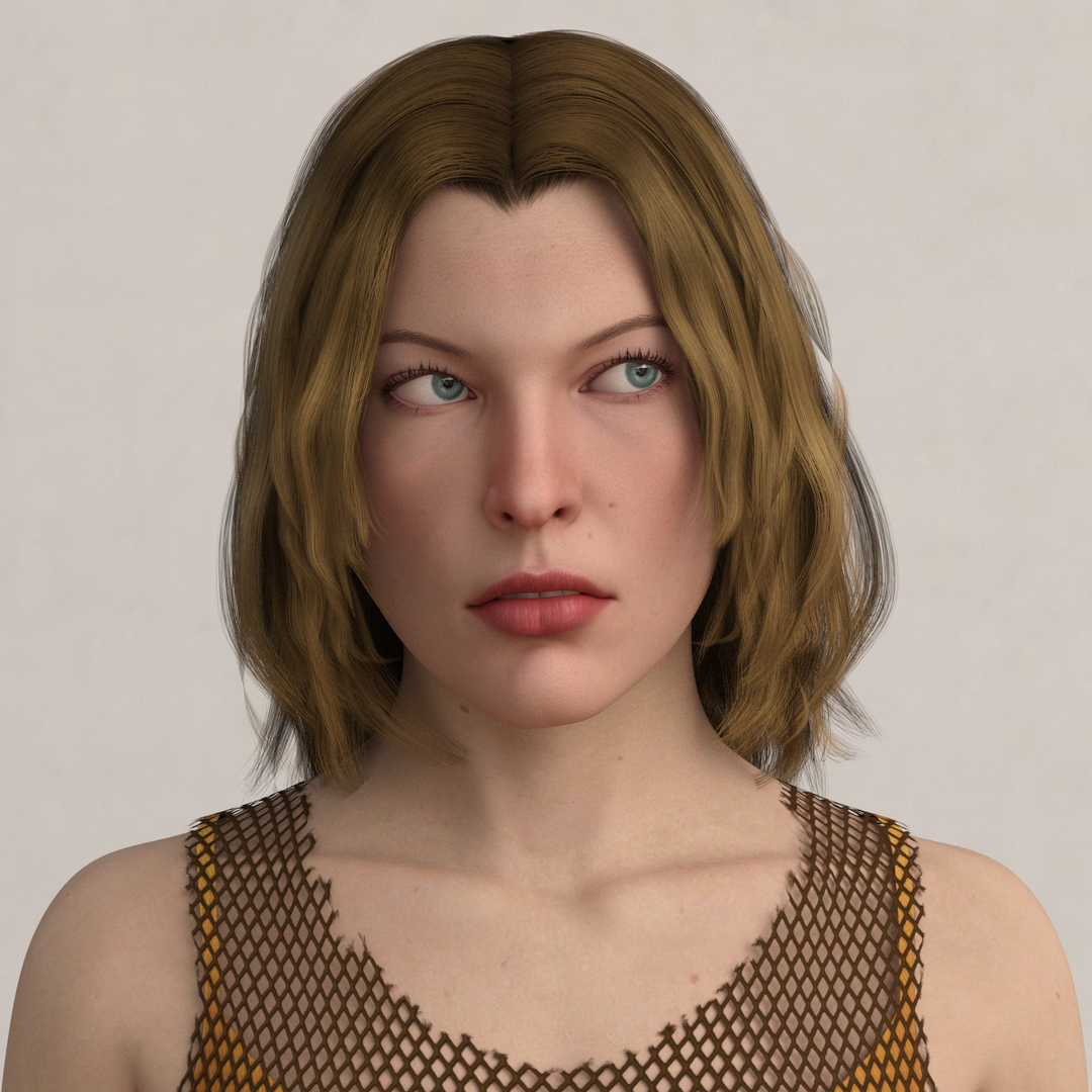 modelo 3d Alice RE2 (Modelo v2) Milla Jovovich - TurboSquid 1589503