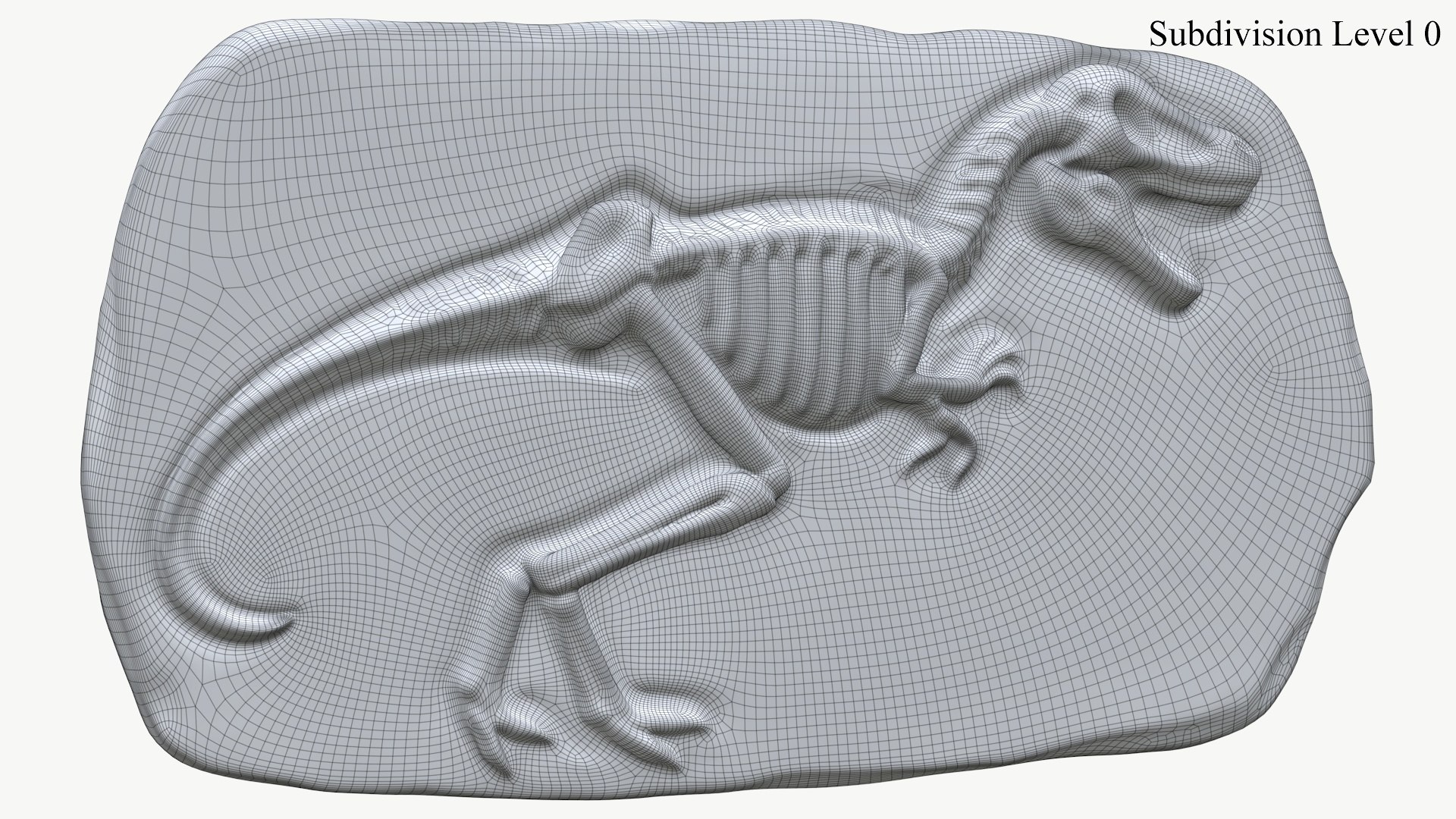 3D Dinosaur Fossil 005 Textured Model - TurboSquid 2298238