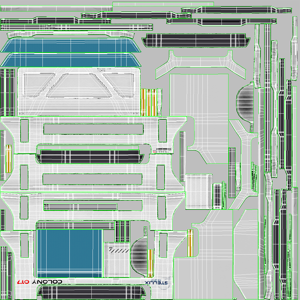 Sci-fi modular building interior 3D - TurboSquid 1444621