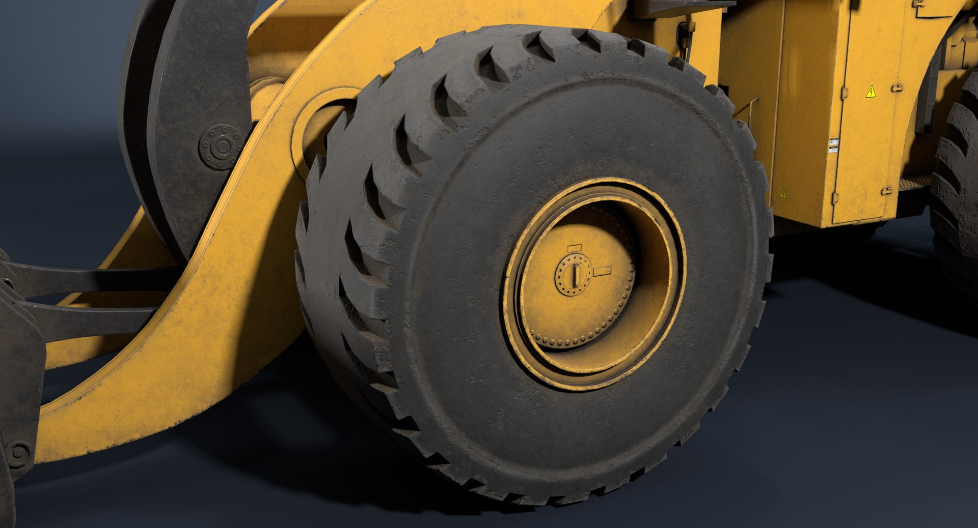 Wheel loader letourneau l-2350 3D - TurboSquid 1172774