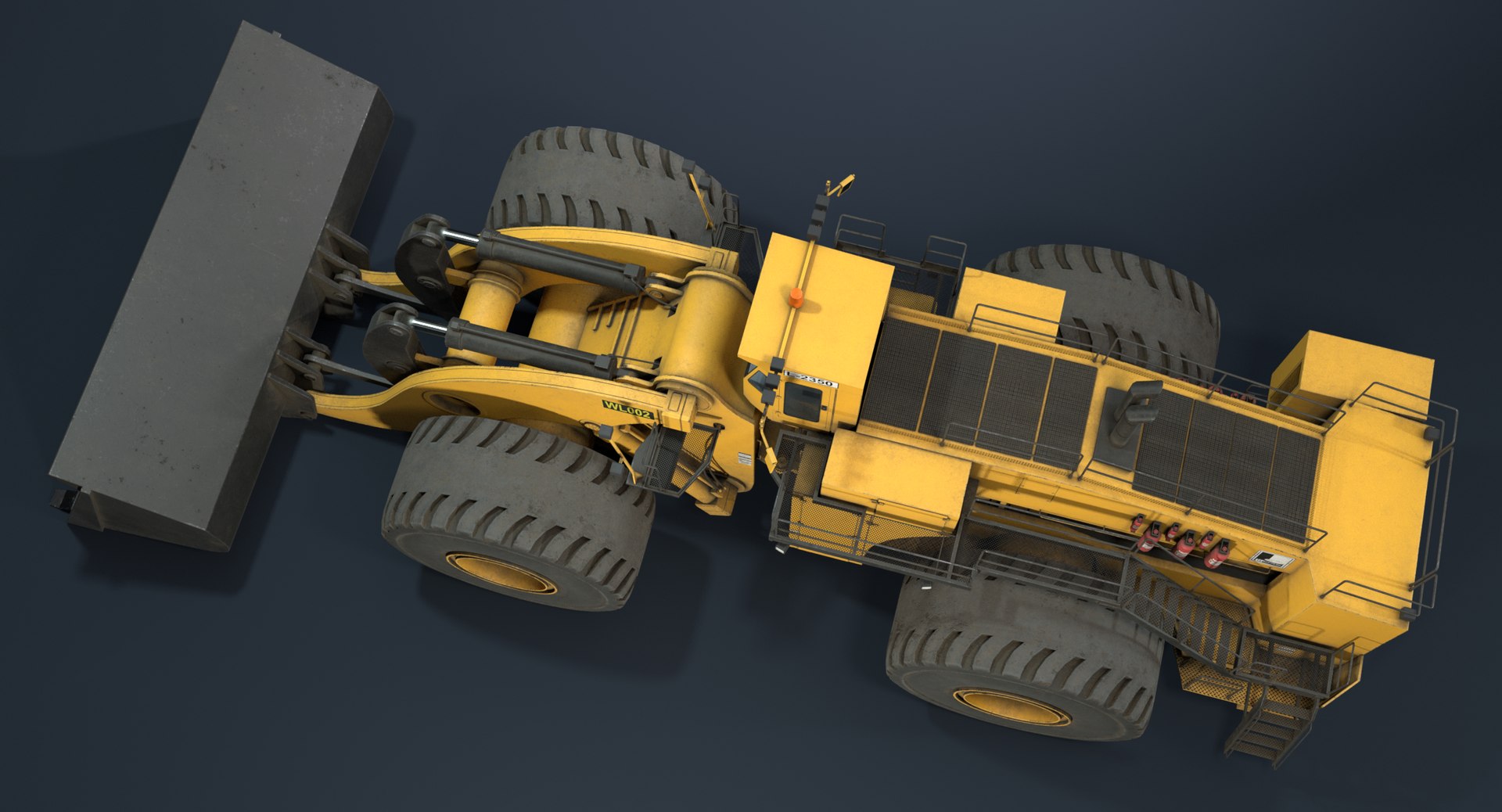 Wheel Loader Letourneau L-2350 3D - TurboSquid 1172774