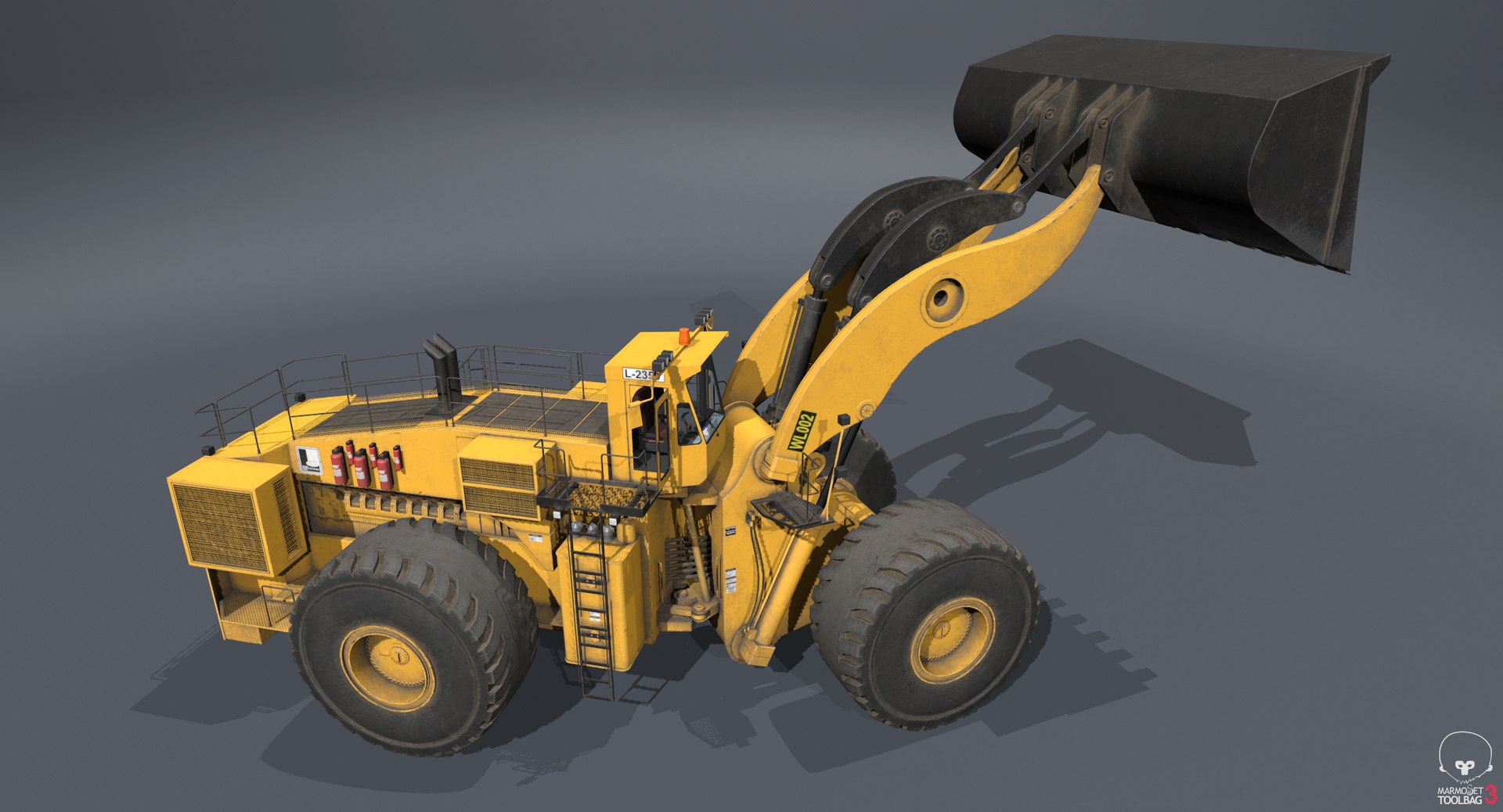 Wheel loader letourneau l-2350 3D - TurboSquid 1172774