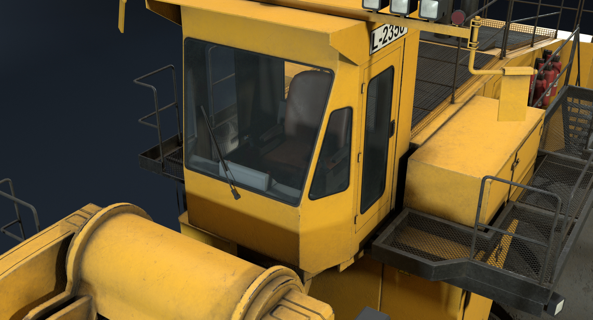 Wheel loader letourneau l-2350 3D - TurboSquid 1172774