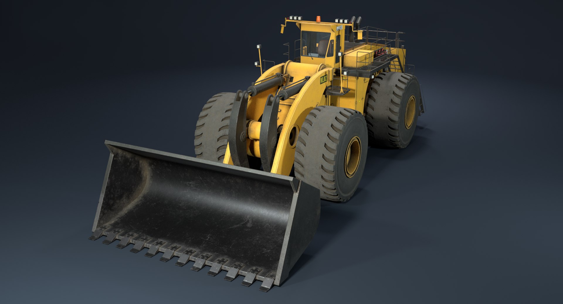 Wheel Loader Letourneau L-2350 3D - TurboSquid 1172774