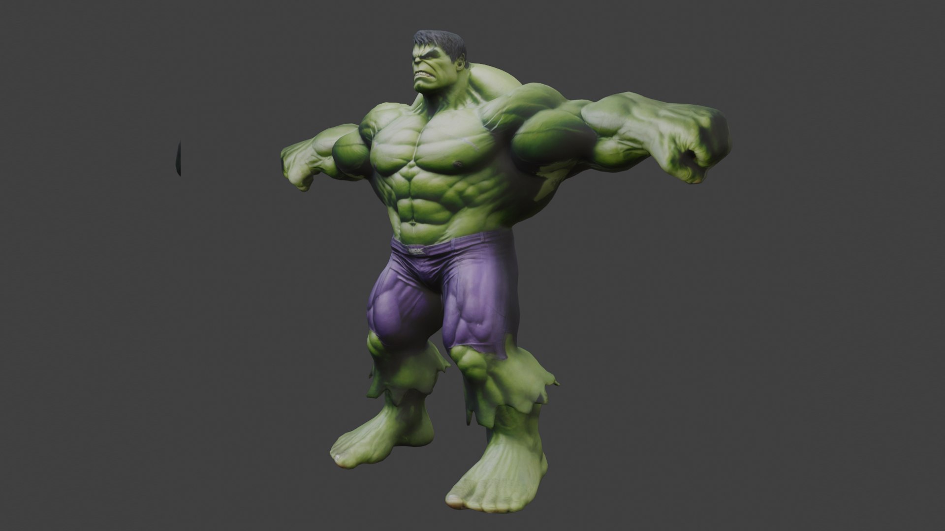 3D HULK Model - TurboSquid 2330031
