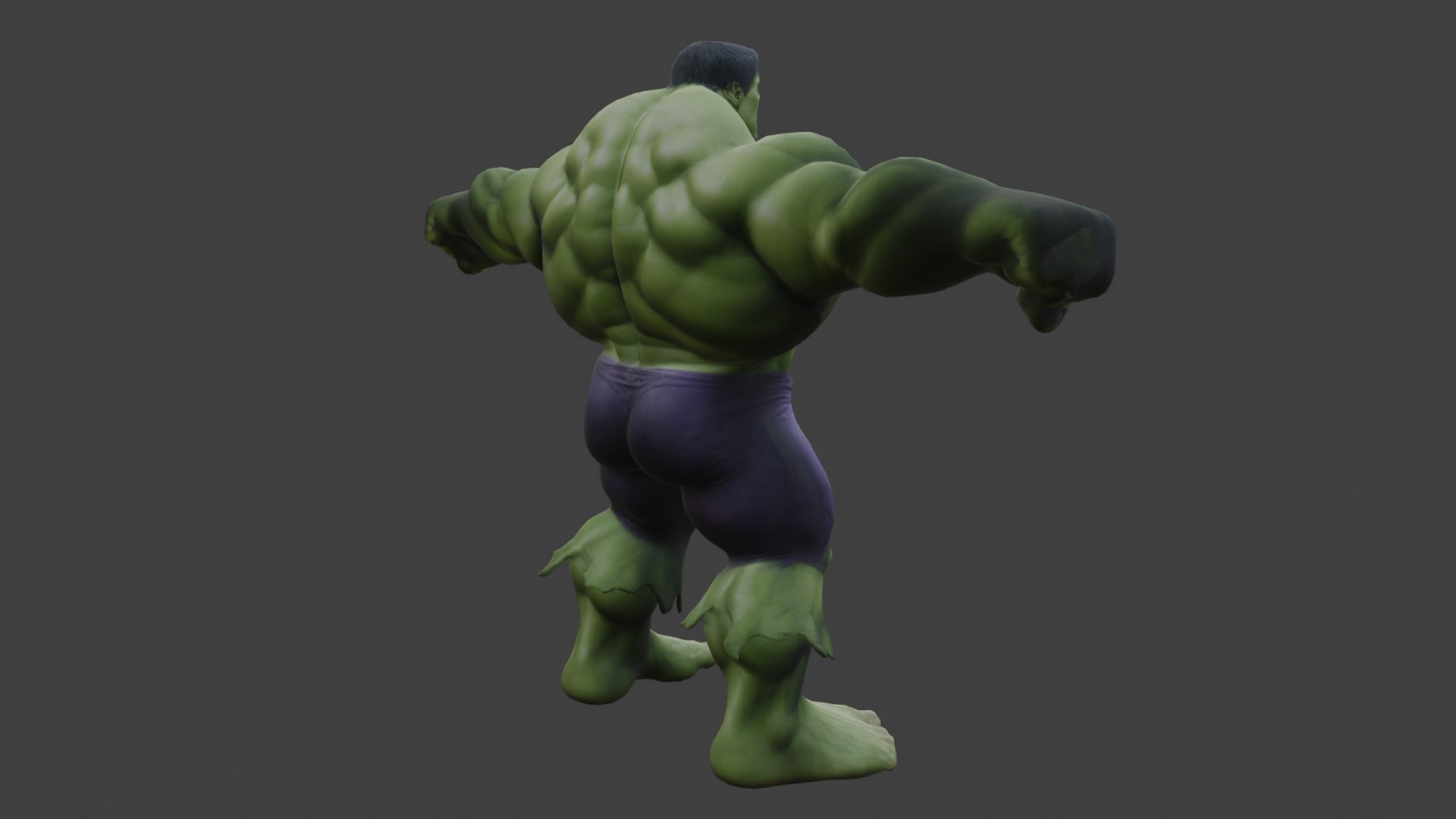 3D HULK Model - TurboSquid 2330031