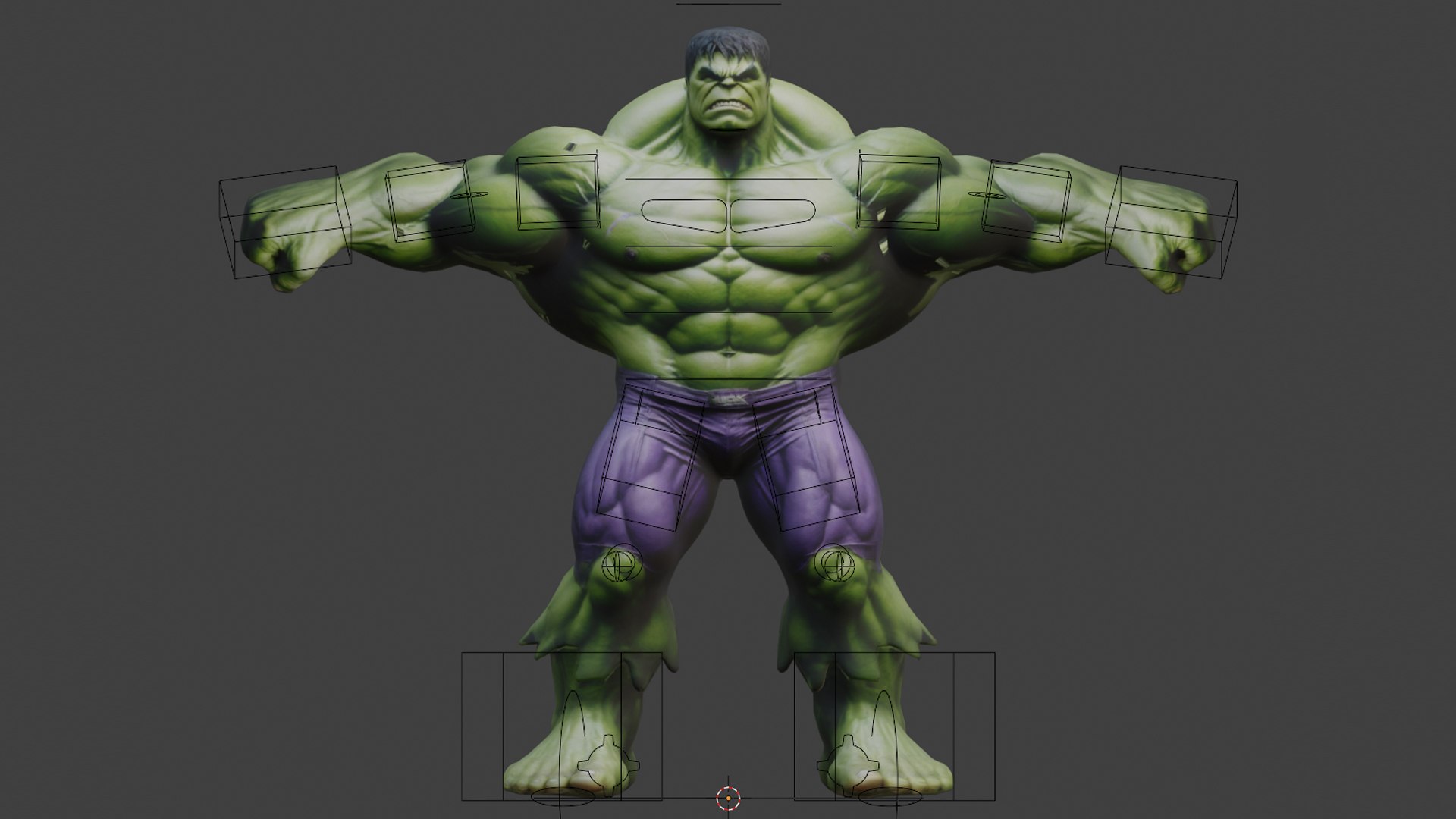 3D HULK Model - TurboSquid 2330031