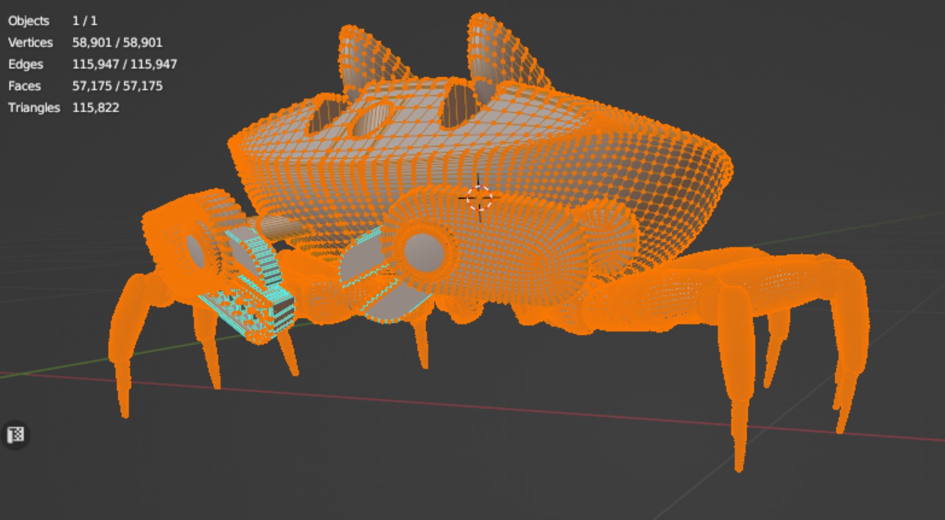 Robot Crab Stylized 3D model - TurboSquid 2069849