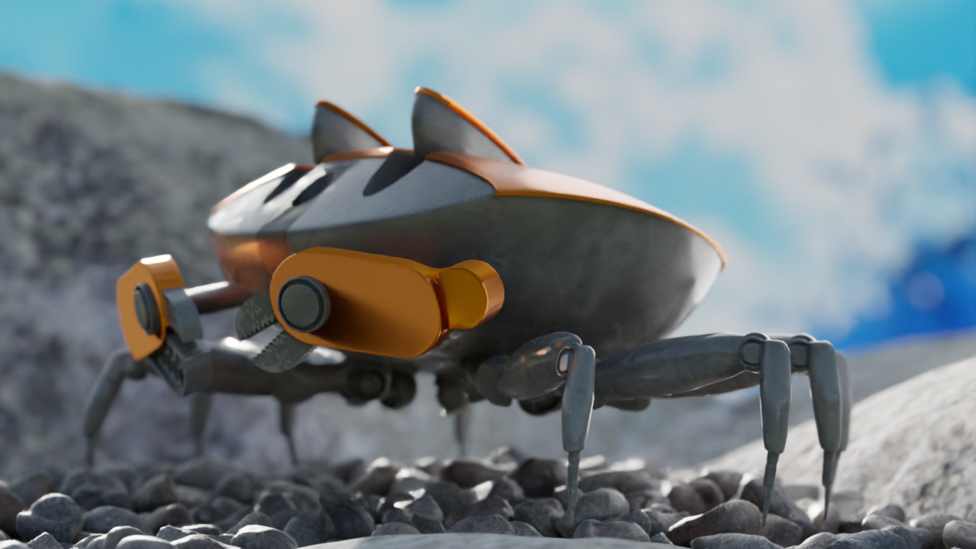 Robot Crab Stylized 3D model - TurboSquid 2069849