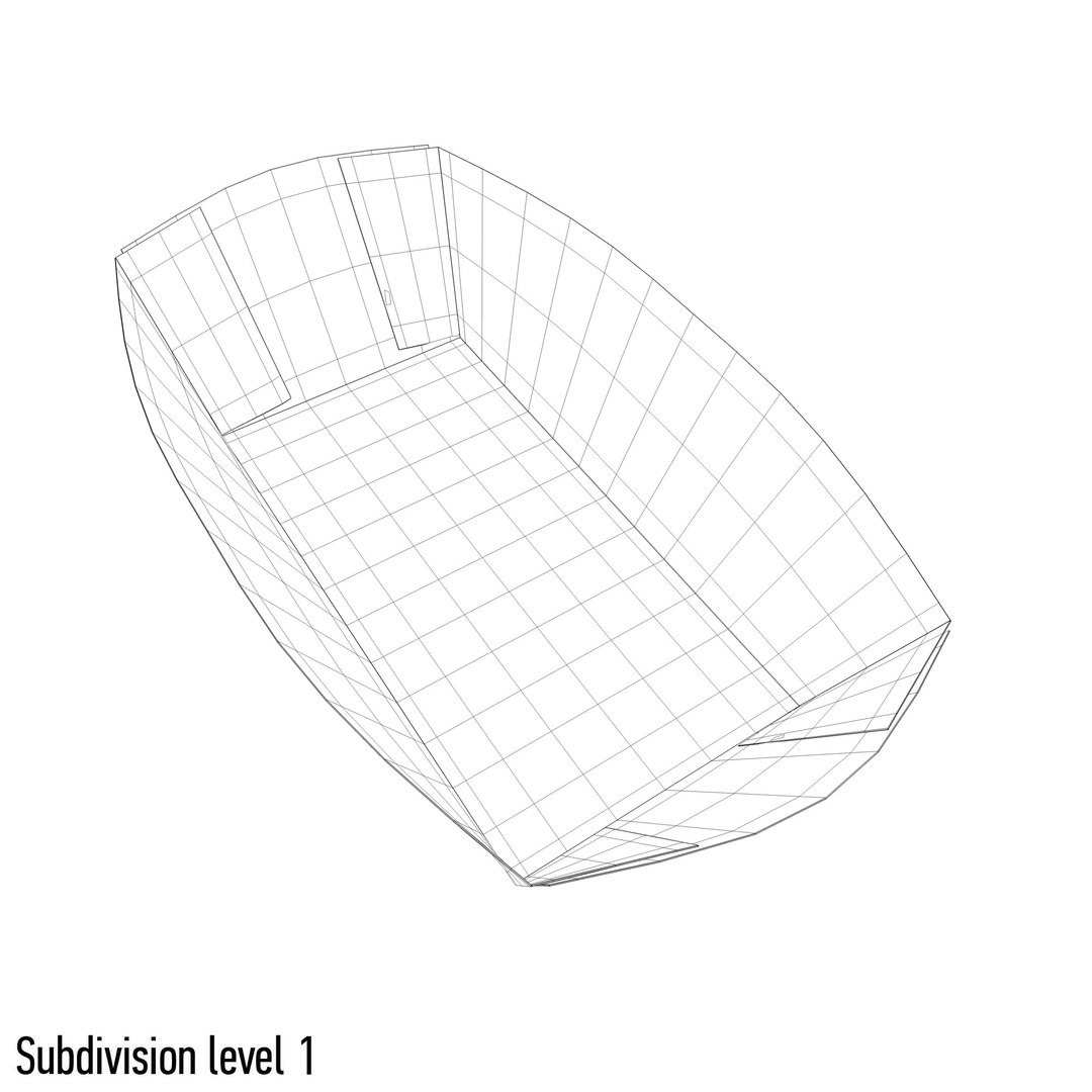 3D food container model - TurboSquid 1331412