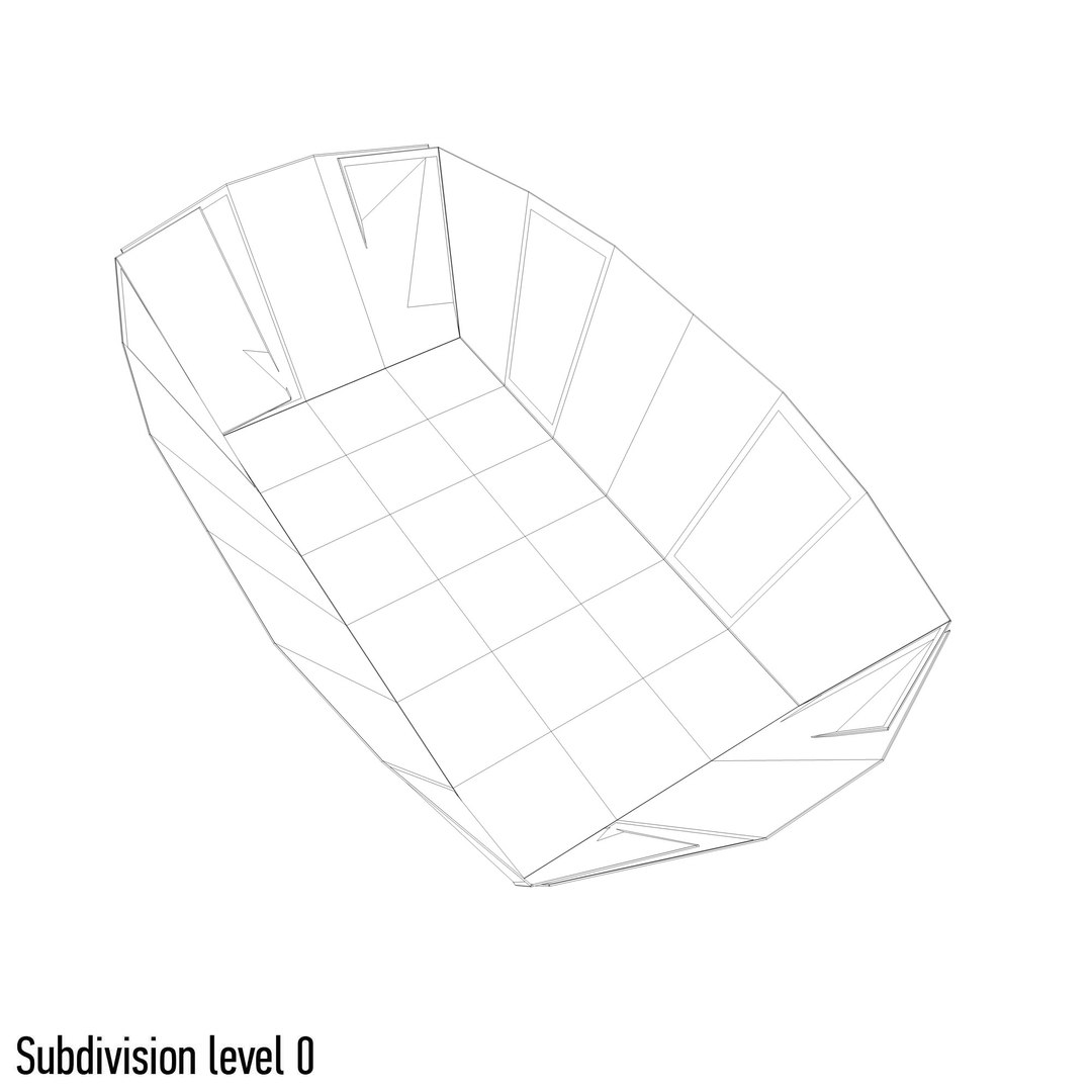 3D food container model - TurboSquid 1331412