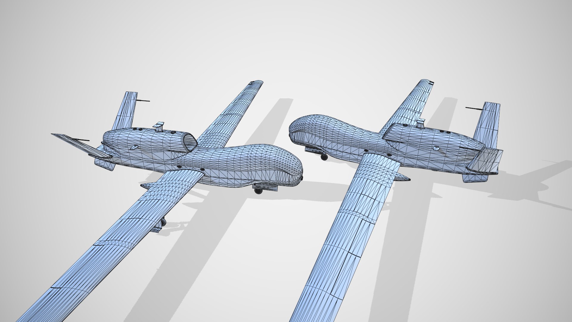 Nasa Global Hawk 3d Model