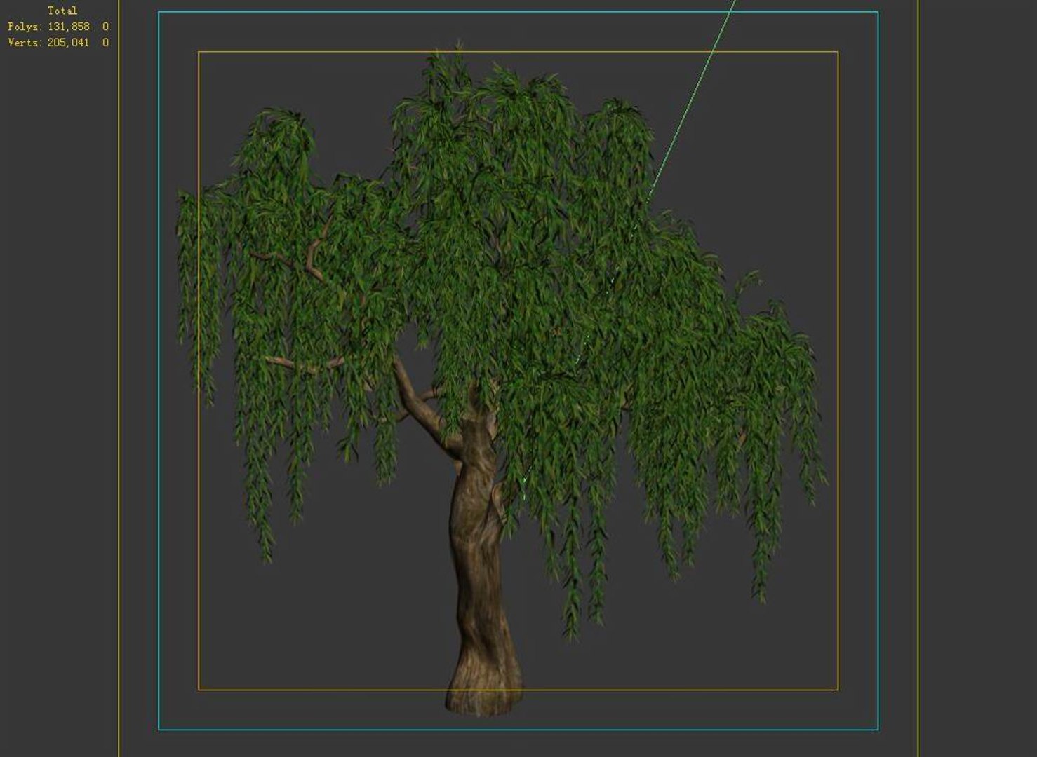 Forest Plant - Willow Tree 3D Model - TurboSquid 1449213