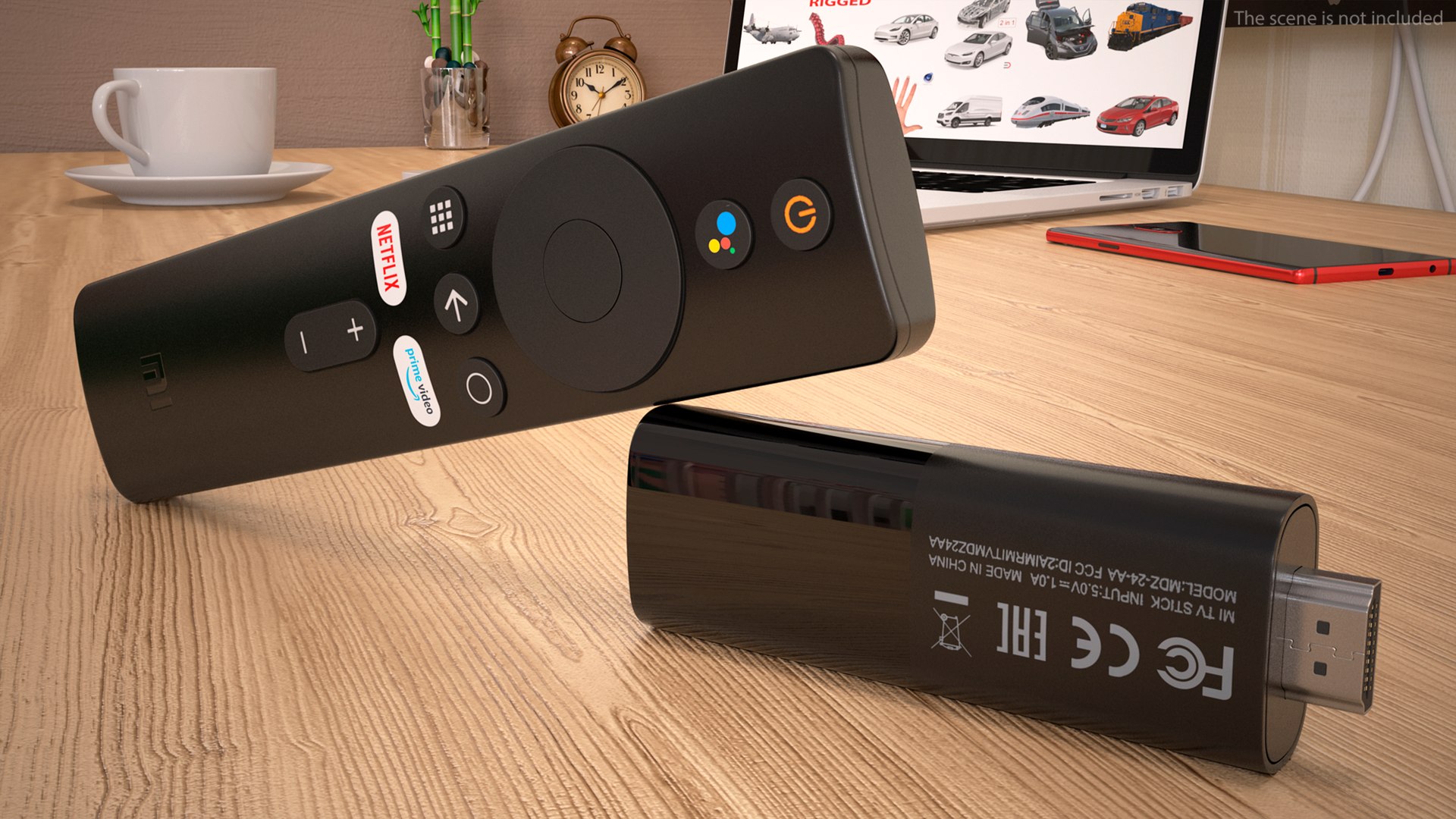 3D Model Mi TV Stick With Remote Controller - TurboSquid 2098623