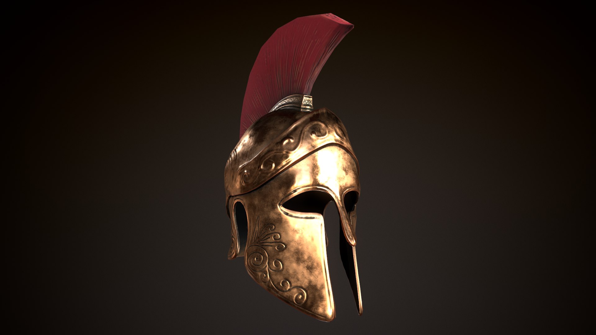 Spartan Helmet 3D Model - TurboSquid 1697318