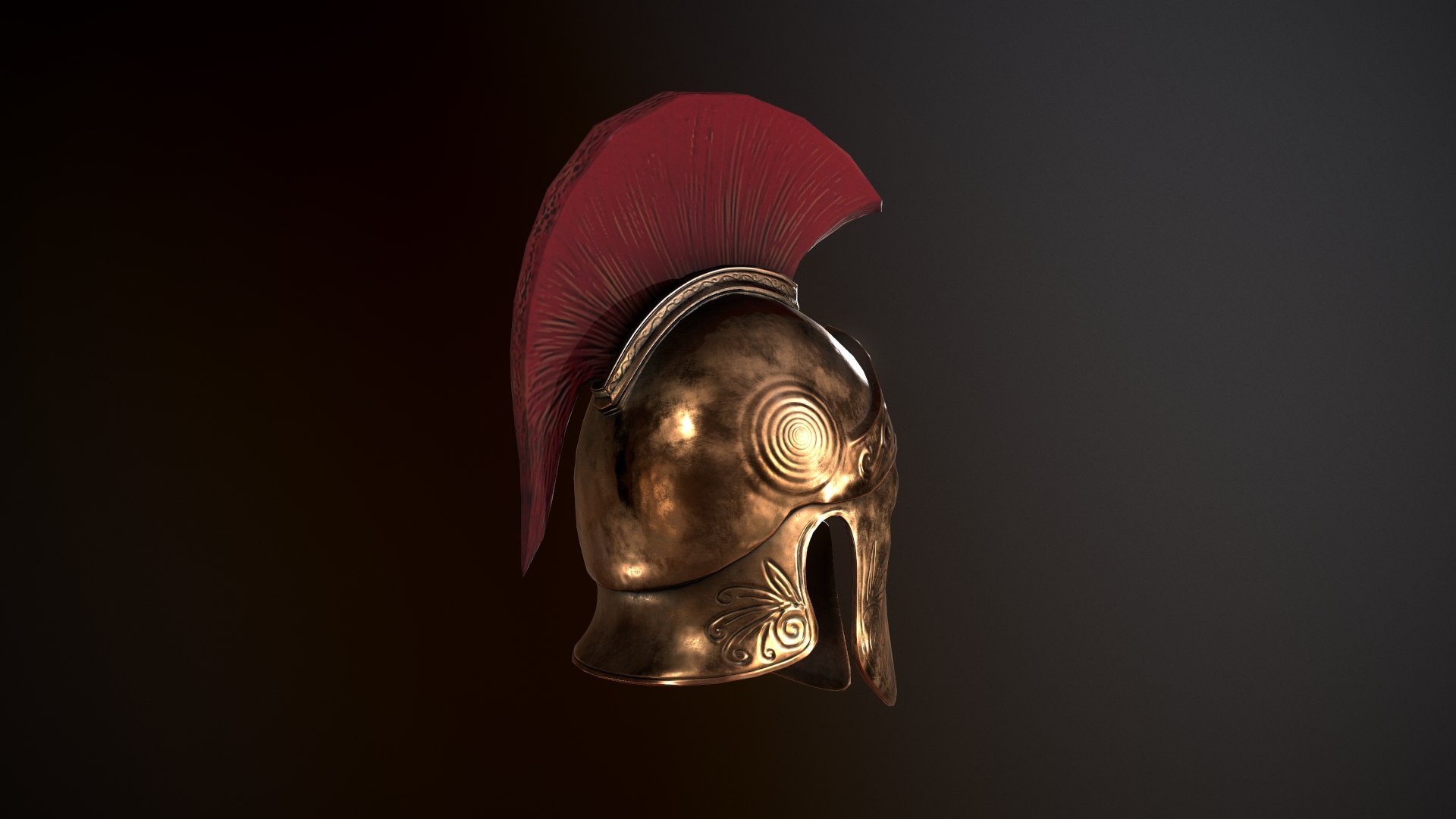 Spartan Helmet 3D Model - TurboSquid 1697318