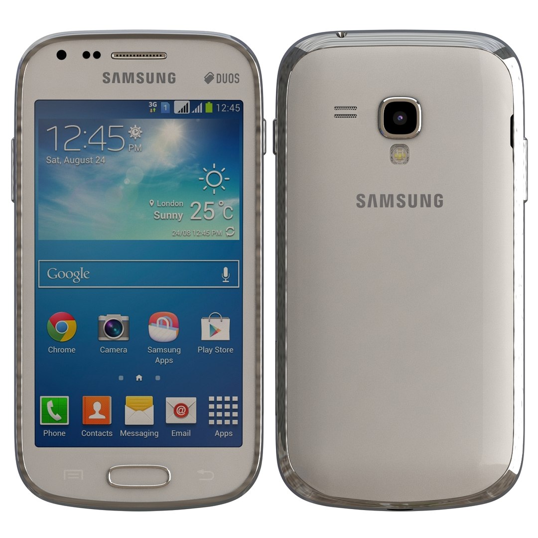 3d model samsung galaxy s duos