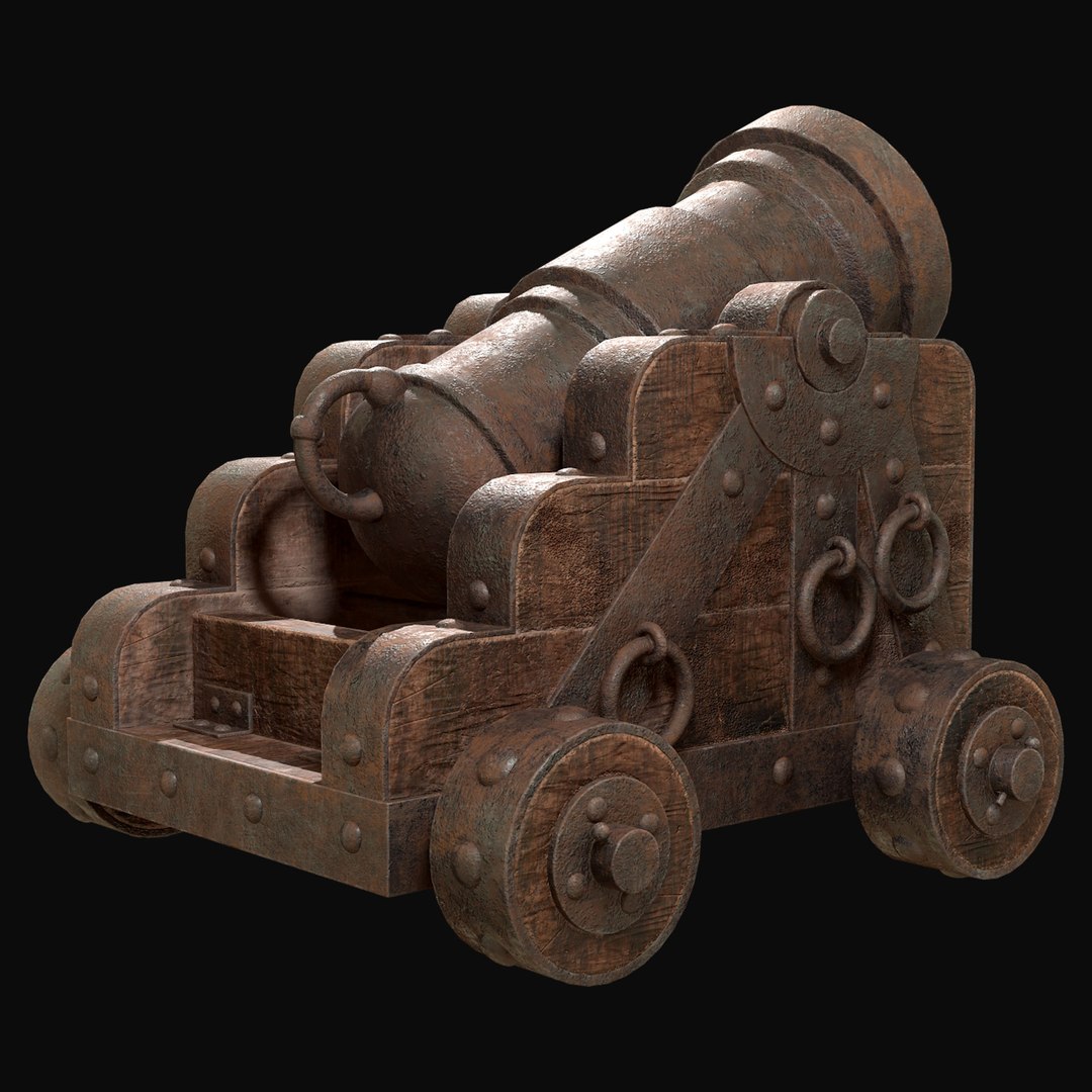 3D Mortar Cannon-1-Old Version - TurboSquid 2304906