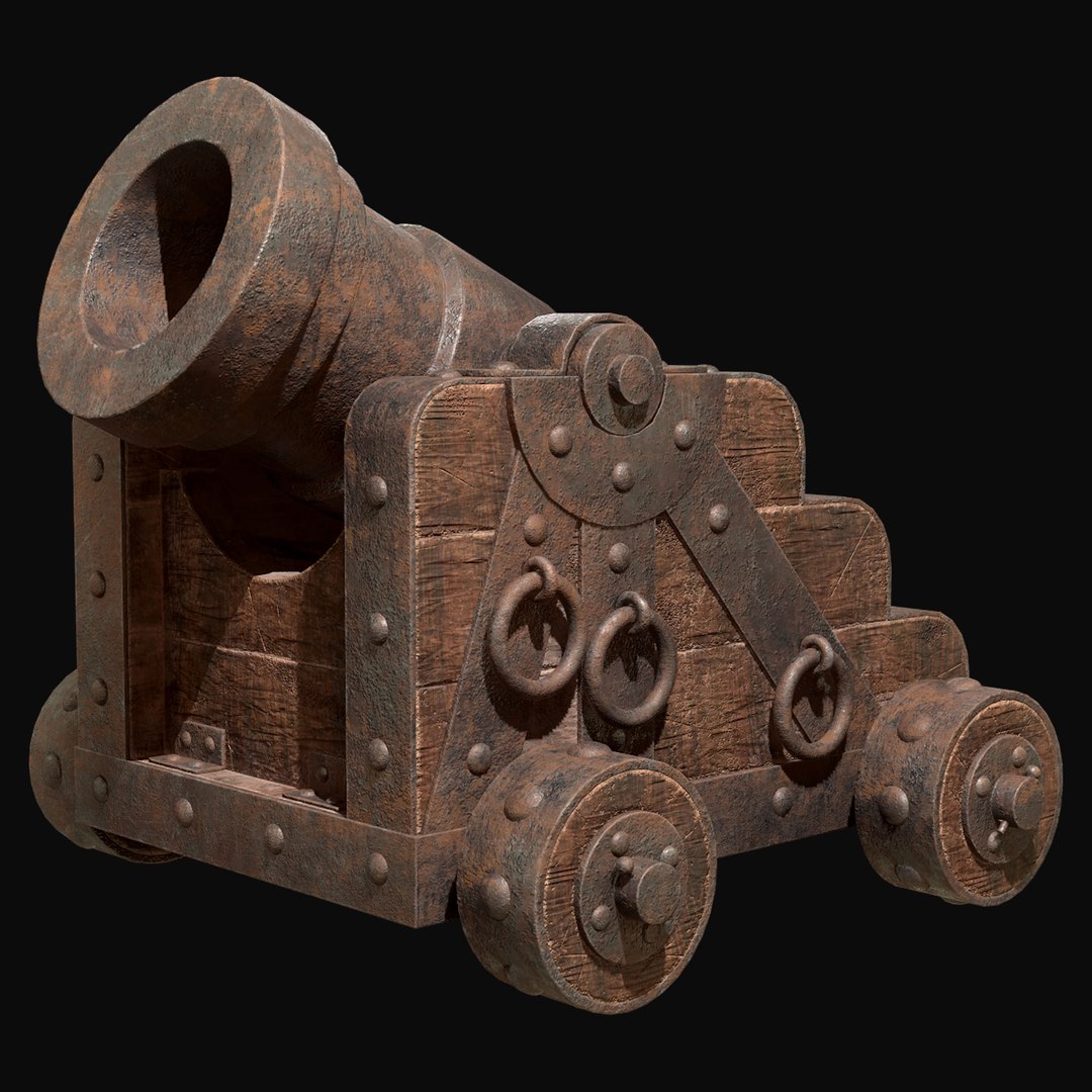 3D Mortar Cannon-1-Old Version - TurboSquid 2304906