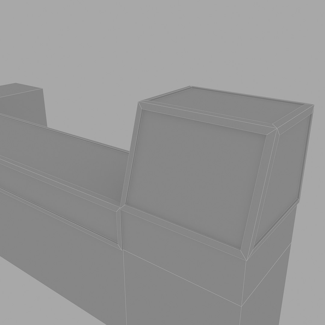 3D Cafe Counter Model - TurboSquid 1447715