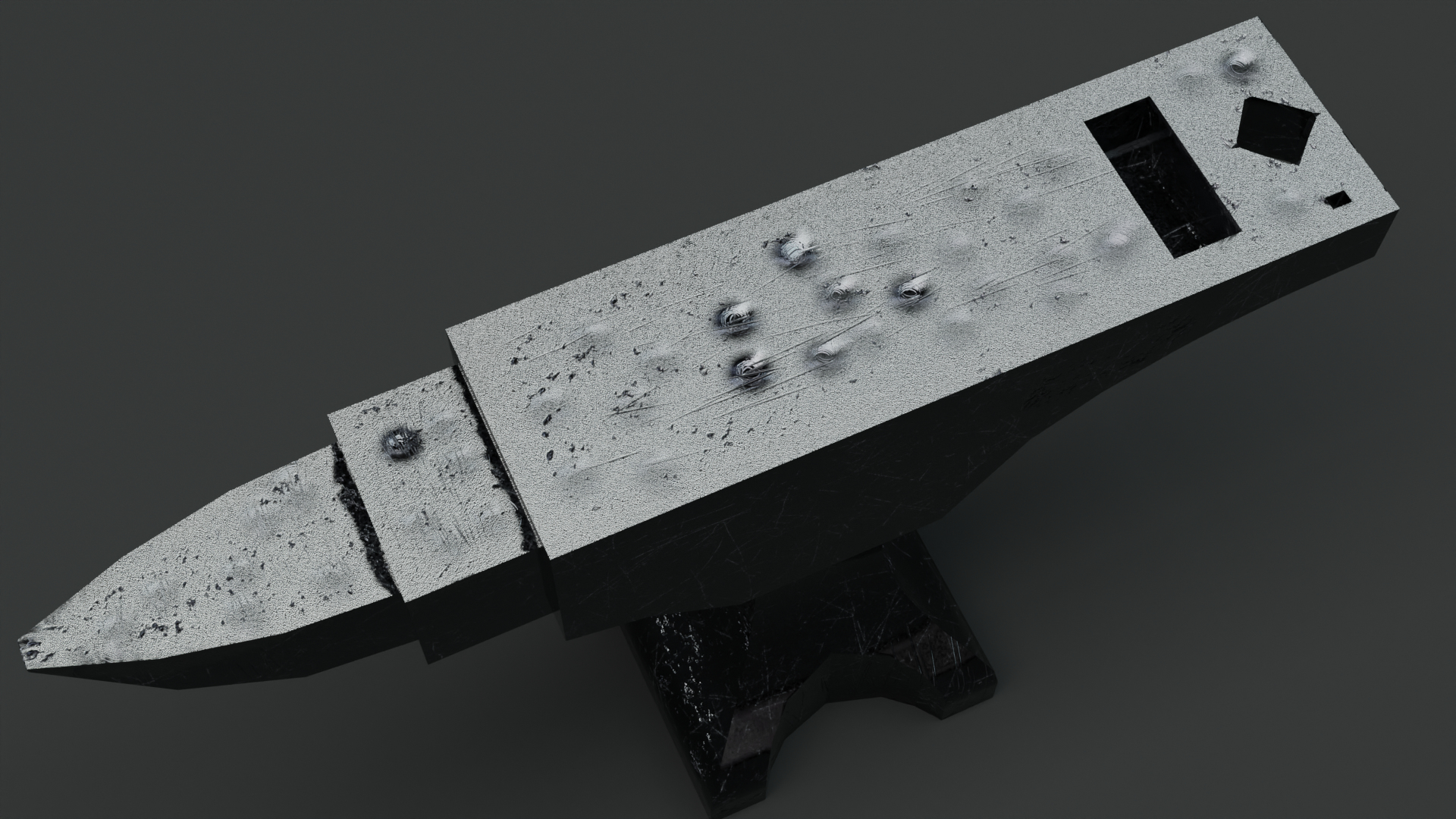 Old anvil low-poly PBR 3D model - TurboSquid 1887041