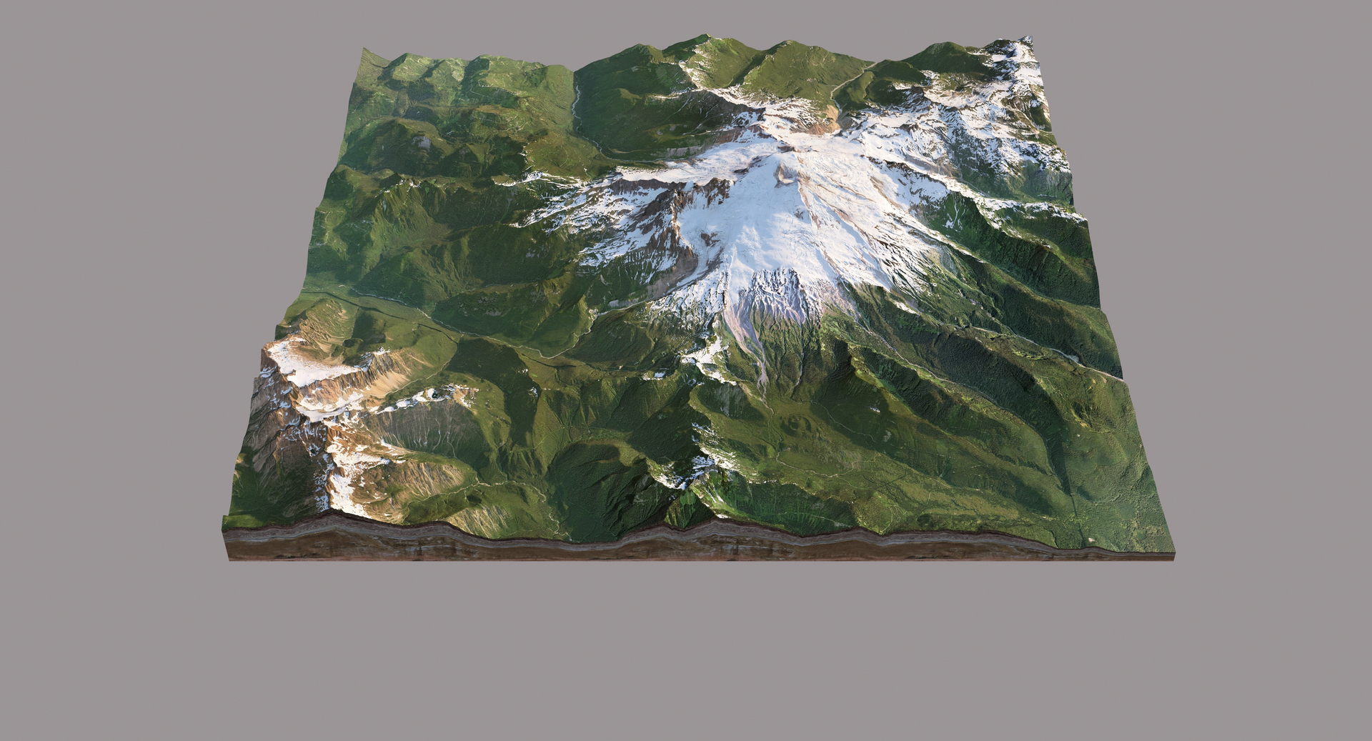 Mount Baker Model - TurboSquid 1288936