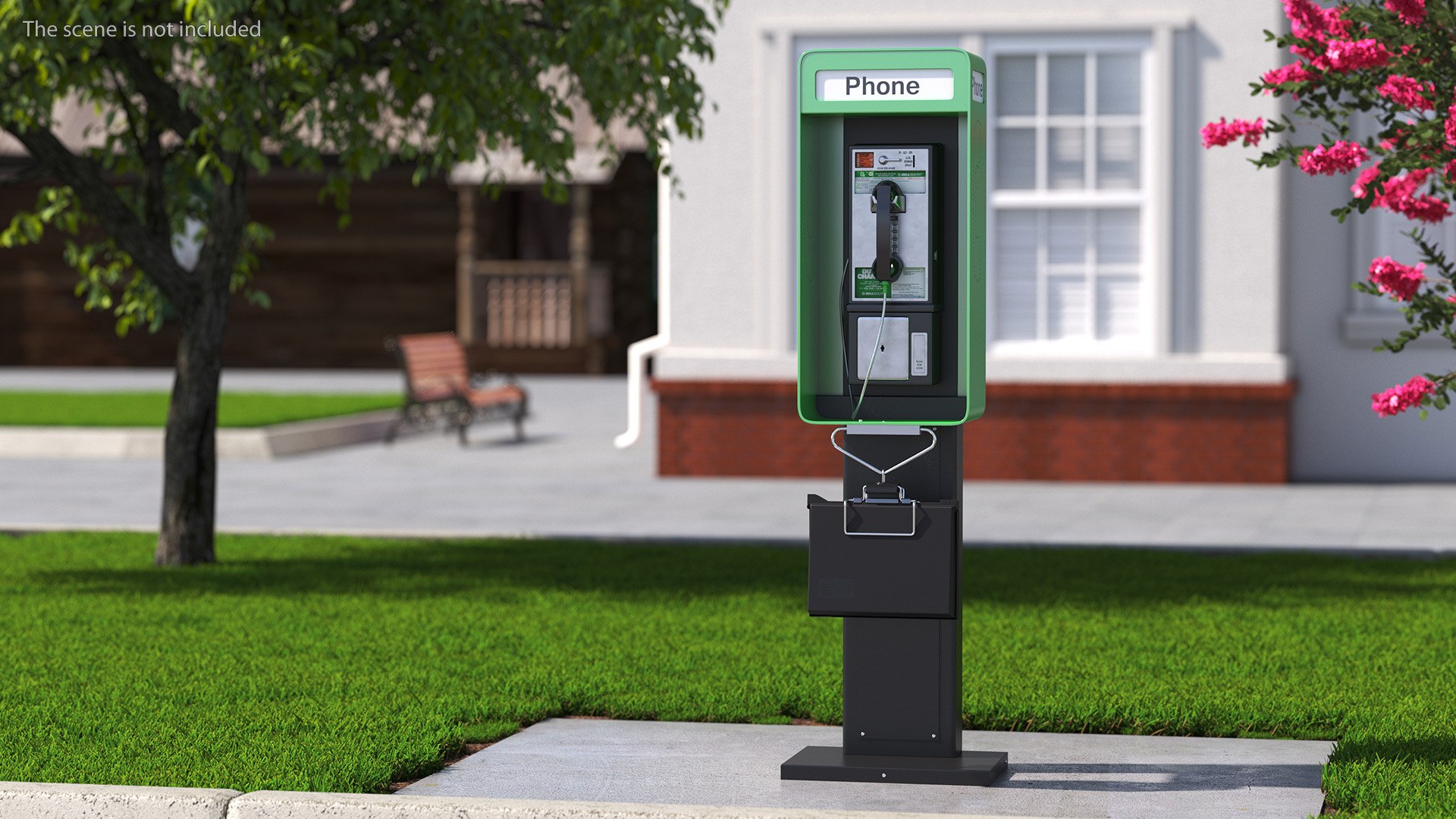 3D Public Payphone Booth - TurboSquid 2220552