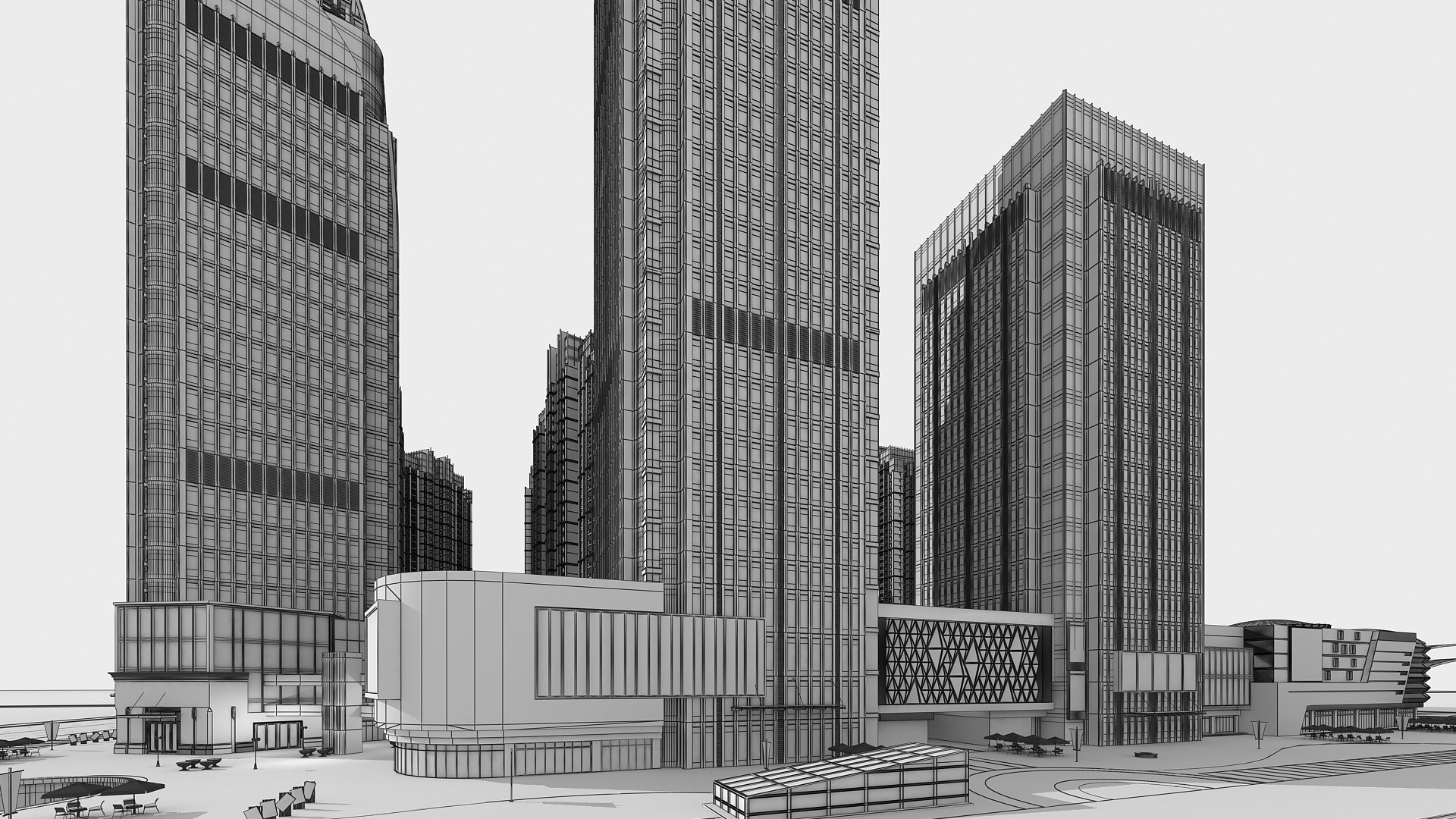 Modern Building 73 3D Model - TurboSquid 1934151