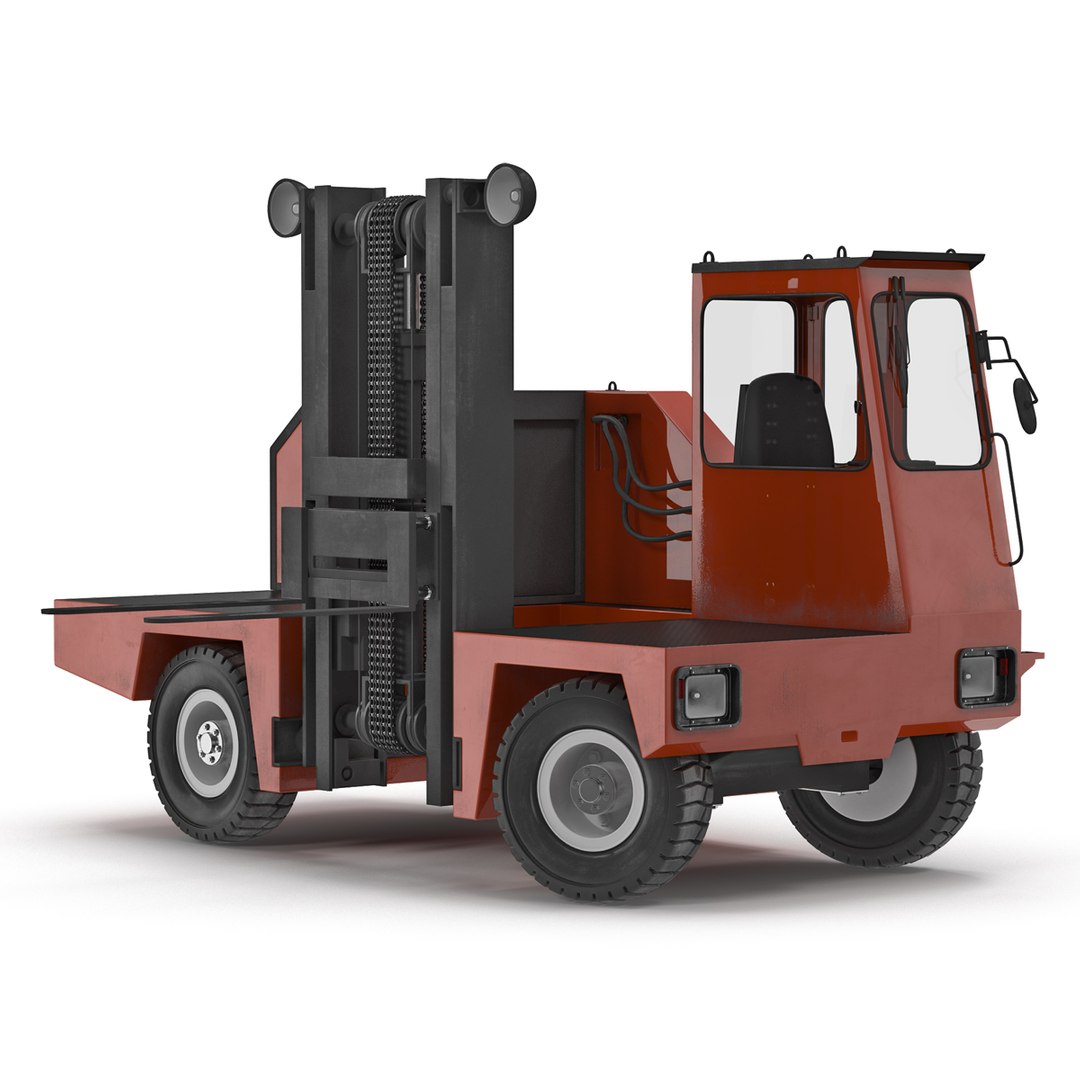 Max Loading Forklift Truck Red