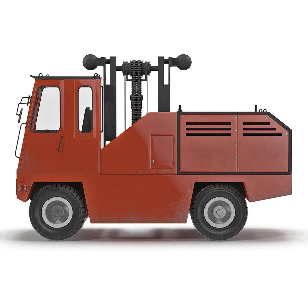 Max Loading Forklift Truck Red