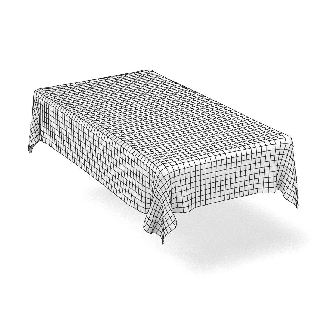 3d Tablecloth Rectangular Model