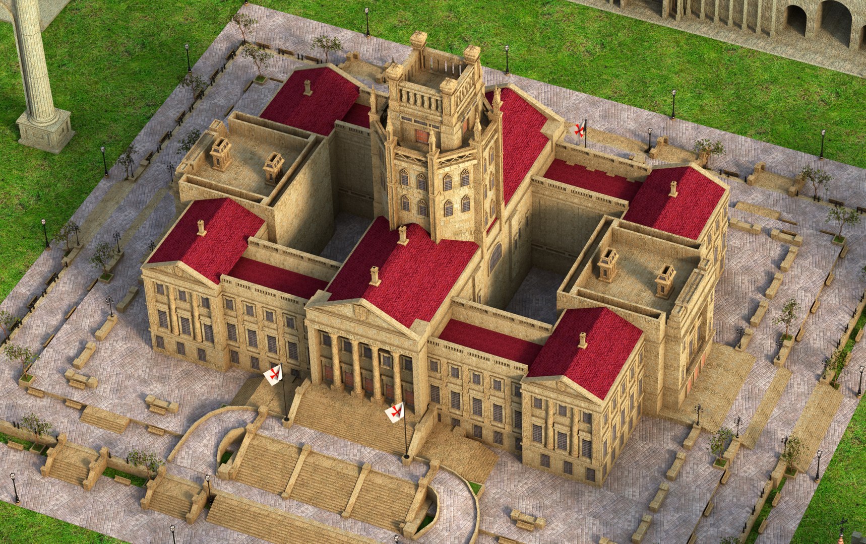 3D Collection Fantasy Ancient Buildings Model - TurboSquid 2151467