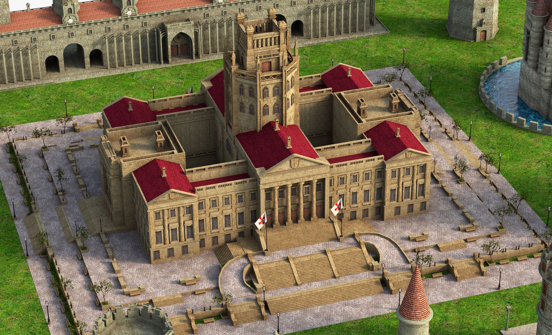 3D Collection Fantasy Ancient Buildings Model - TurboSquid 2151467