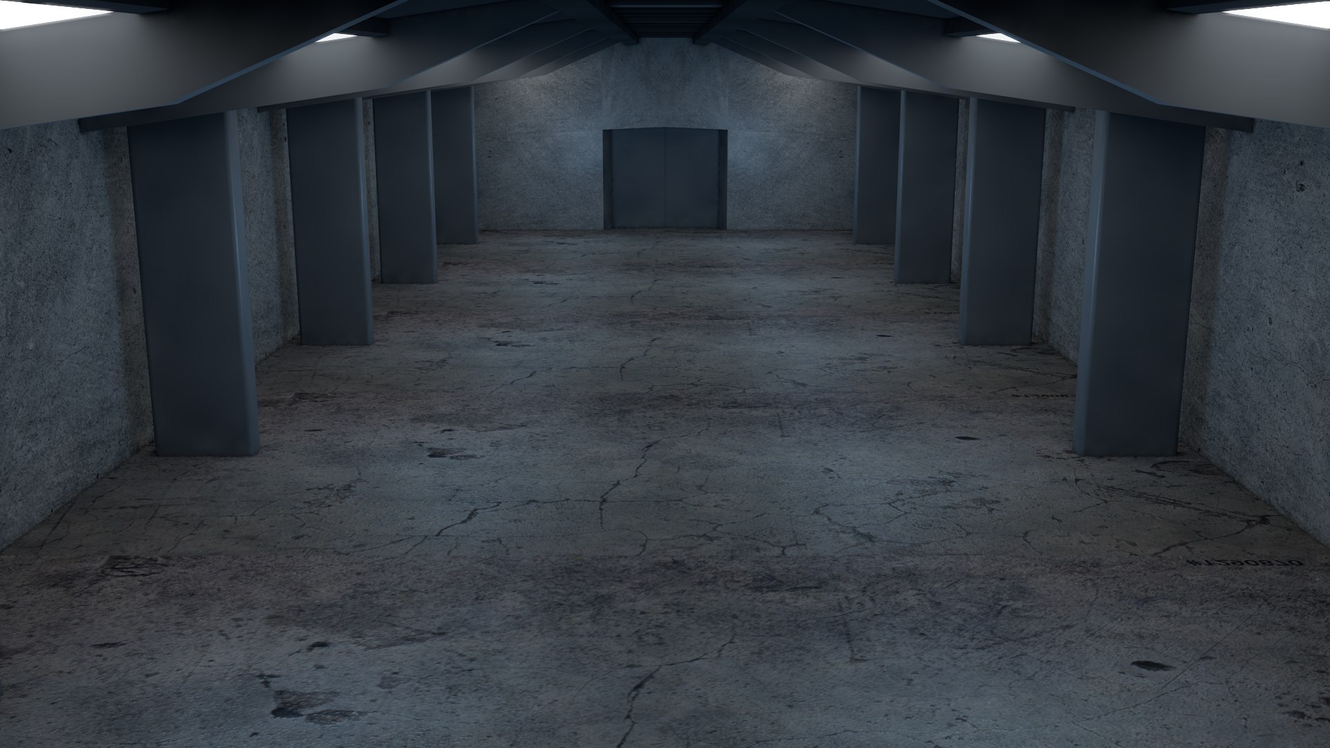 Sci Fi Warehouse 3D Model - TurboSquid 2001290