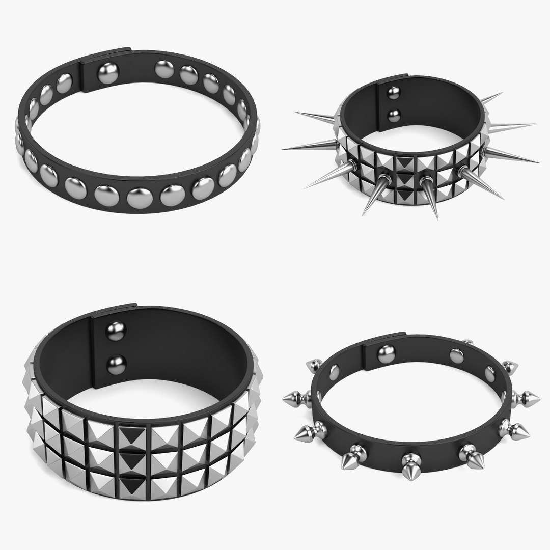 3d Model Punk Bracelet