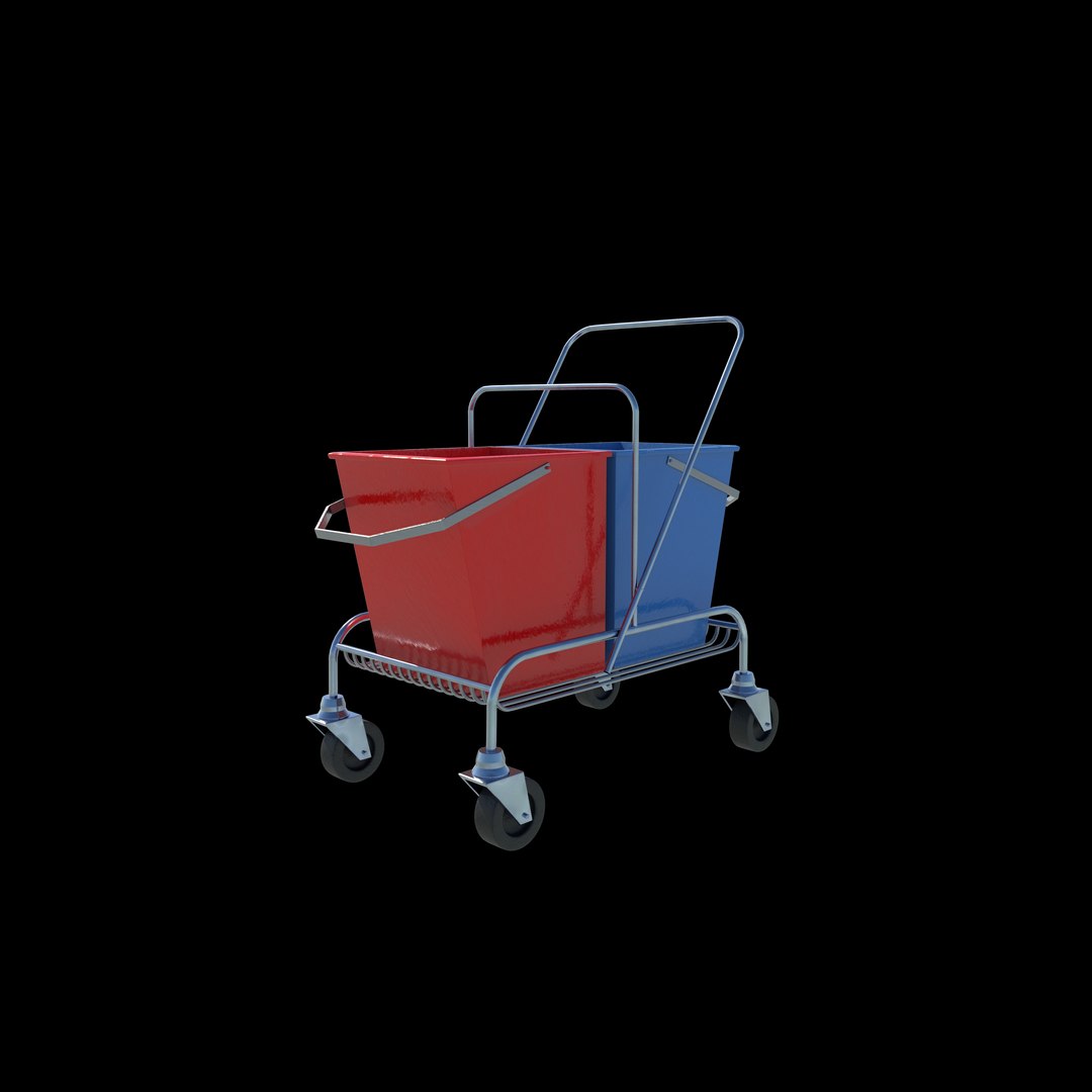 Double Bucket Trolley 3D Model Model - TurboSquid 2337719