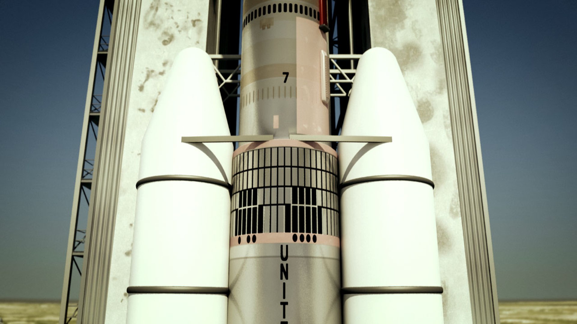 3d Nasa Rocket Titan 3e