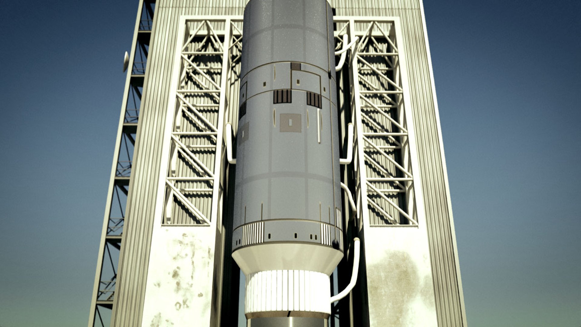 3d Nasa Rocket Titan 3e