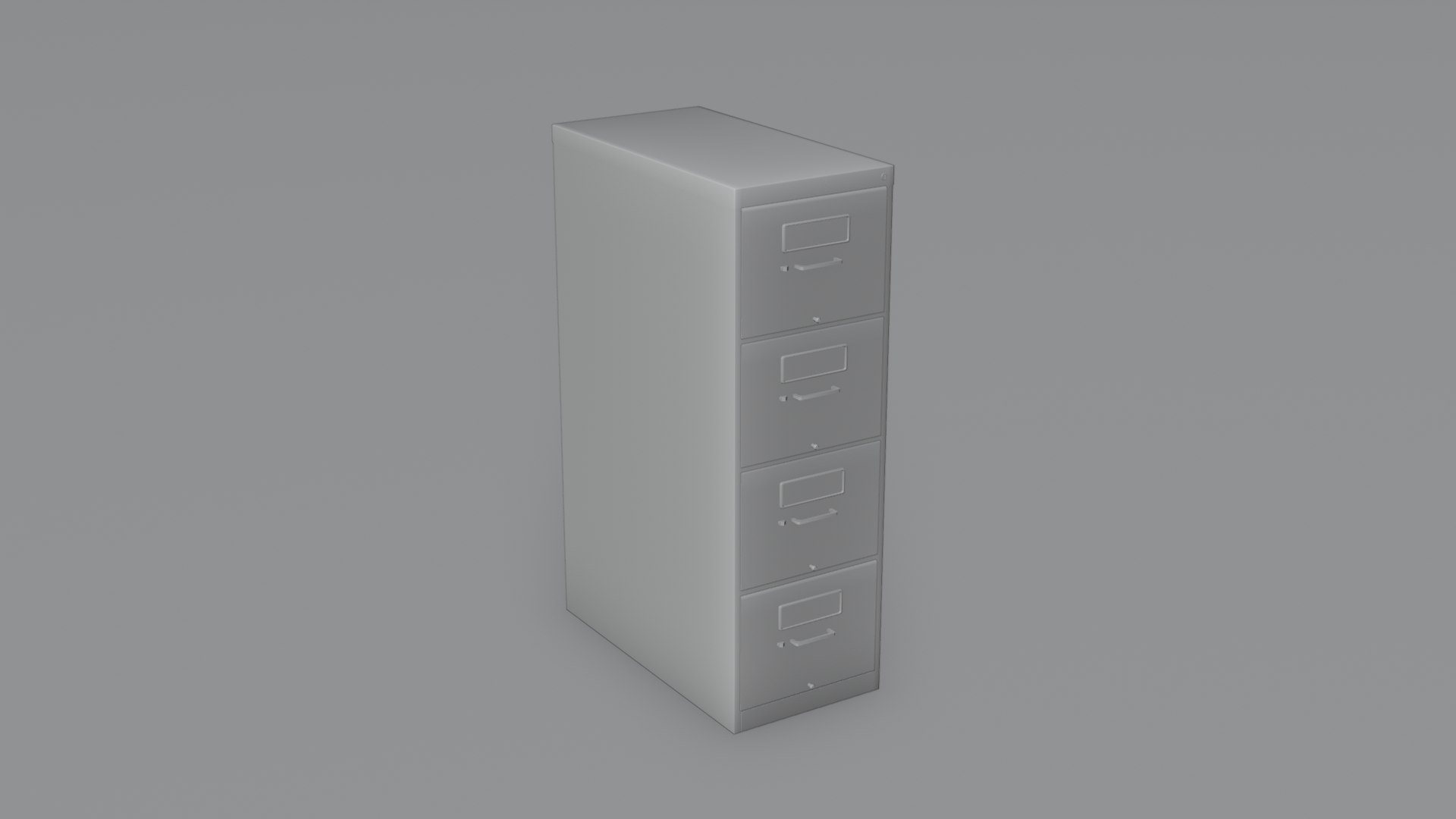 Filing Cabinet 4K And 2K Low-poly 3D - TurboSquid 2008135