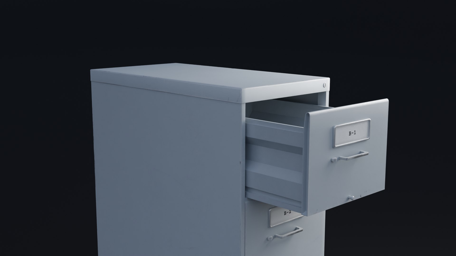 Filing Cabinet 4K And 2K Low-poly 3D - TurboSquid 2008135