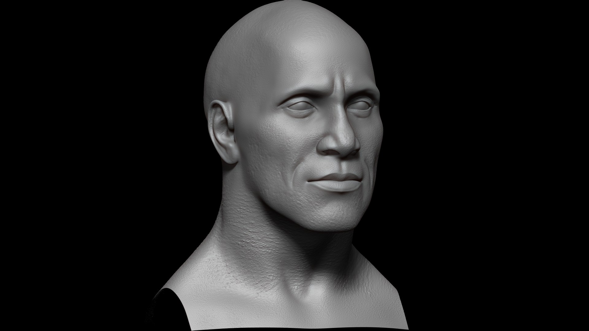3D Dwayne Johnson Model - TurboSquid 2151542