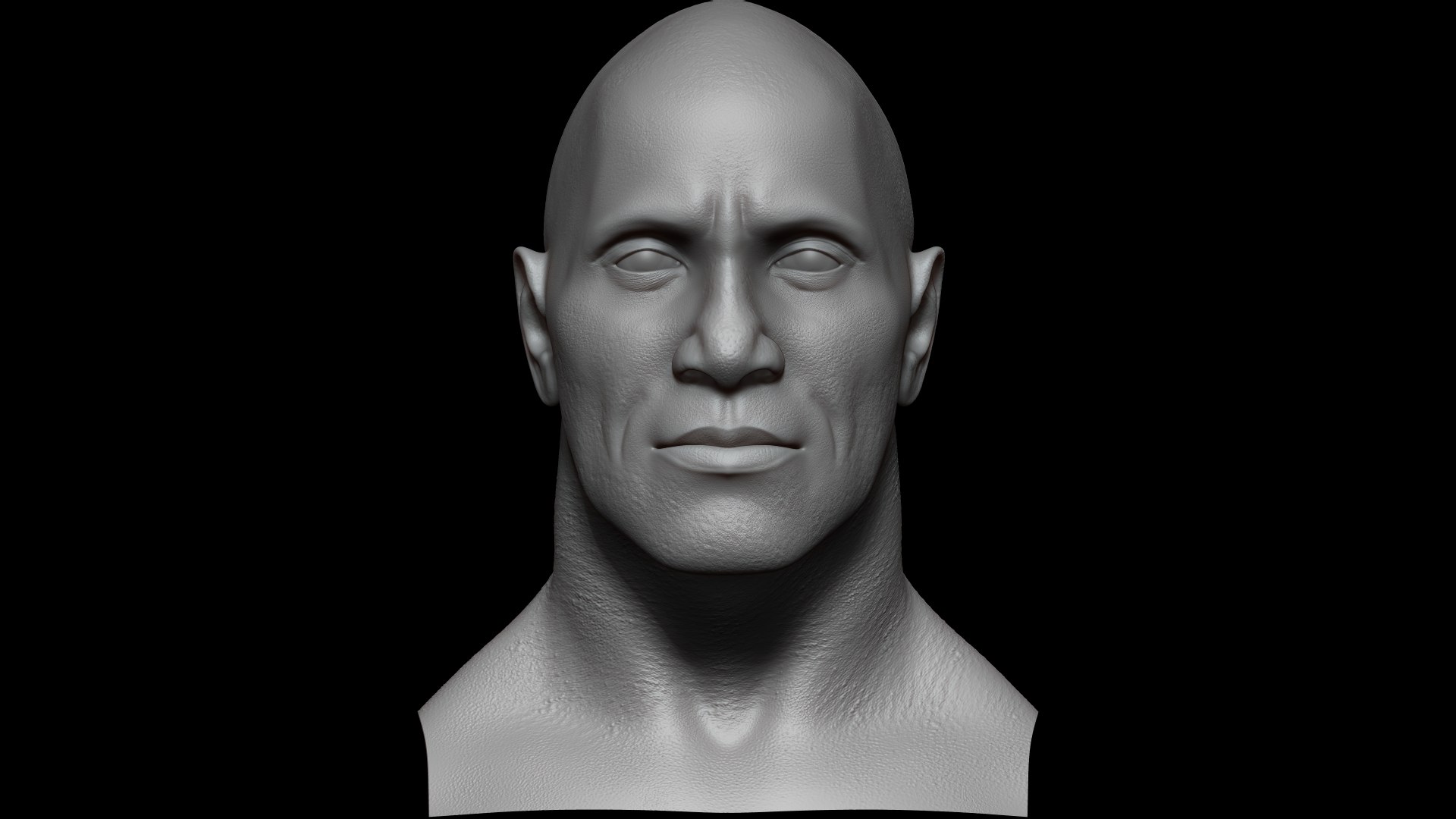 3D Dwayne Johnson Model - TurboSquid 2151542