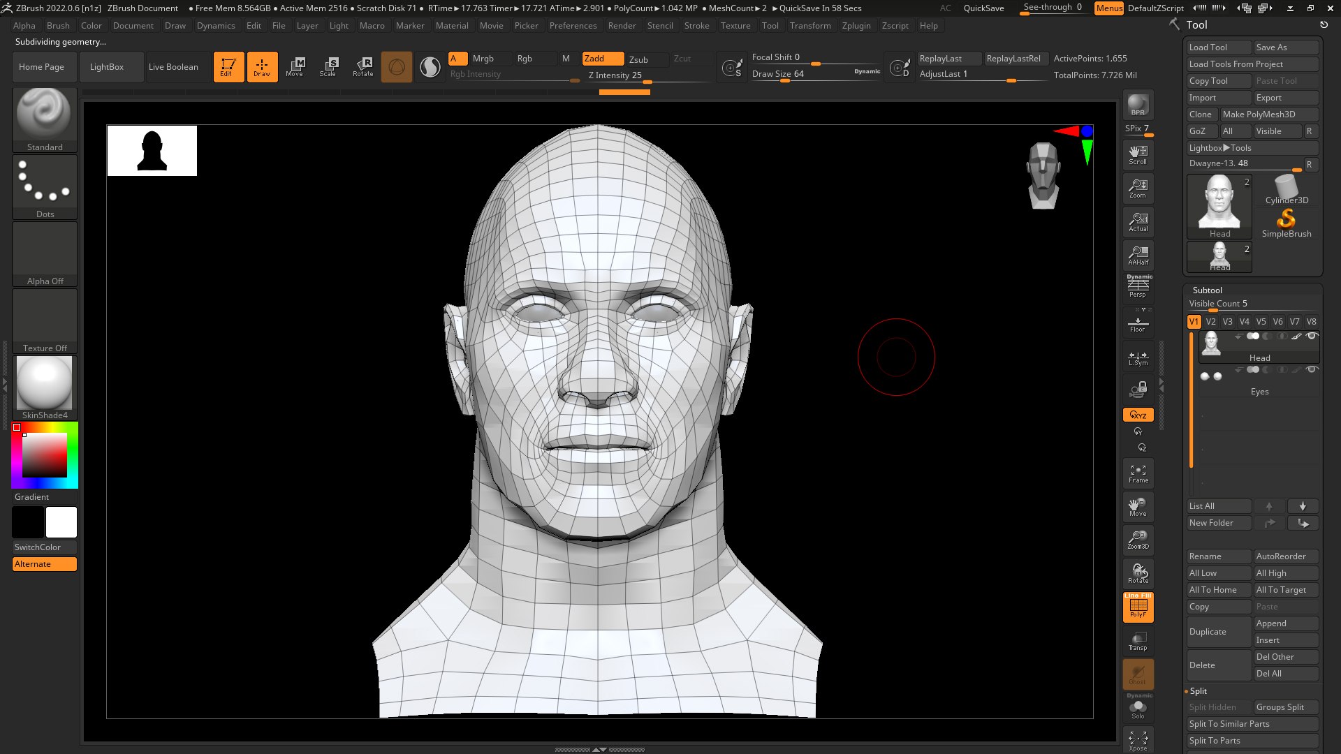 3D Dwayne Johnson Model - TurboSquid 2151542
