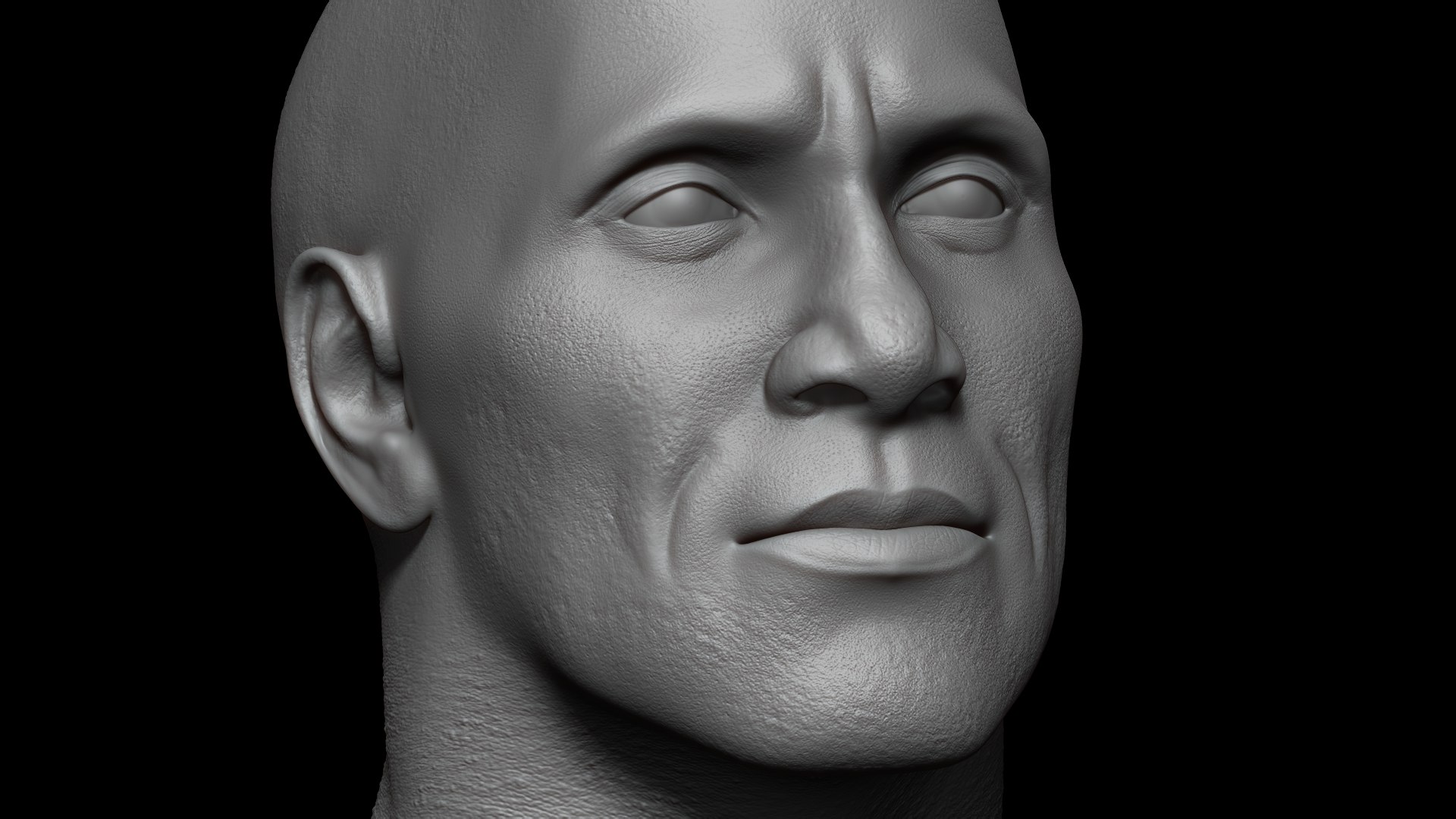 3D Dwayne Johnson Model - TurboSquid 2151542