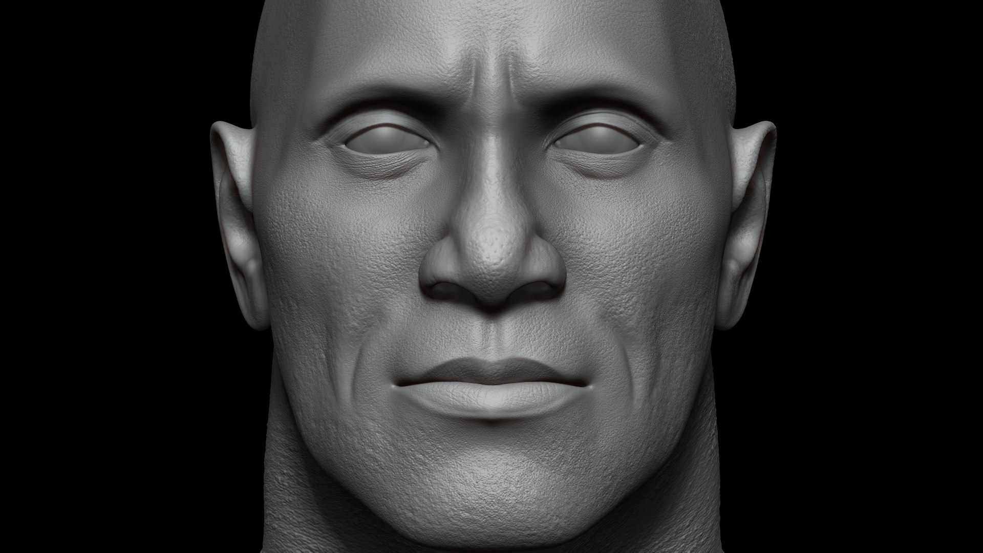 3D Dwayne Johnson Model - TurboSquid 2151542