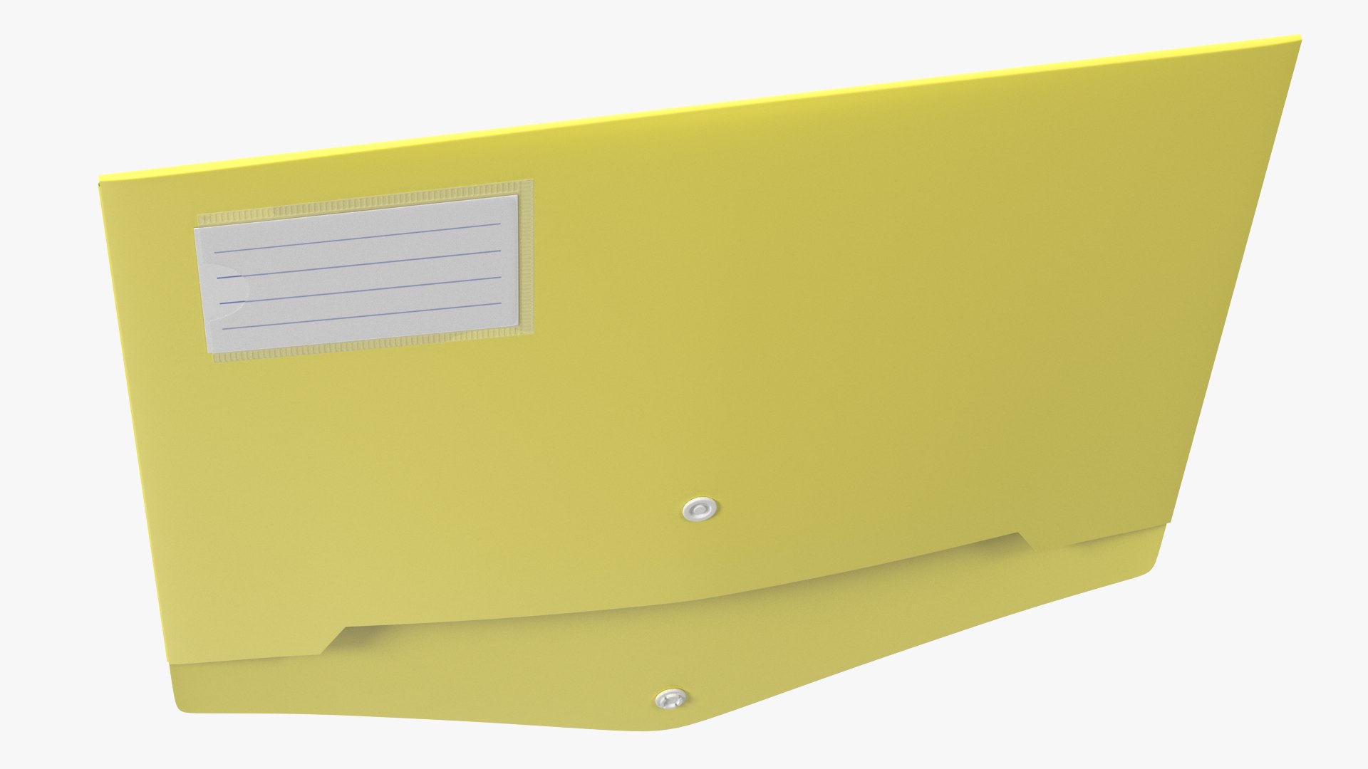 3D Model Plastic Document Folder Open Yellow - TurboSquid 1772213