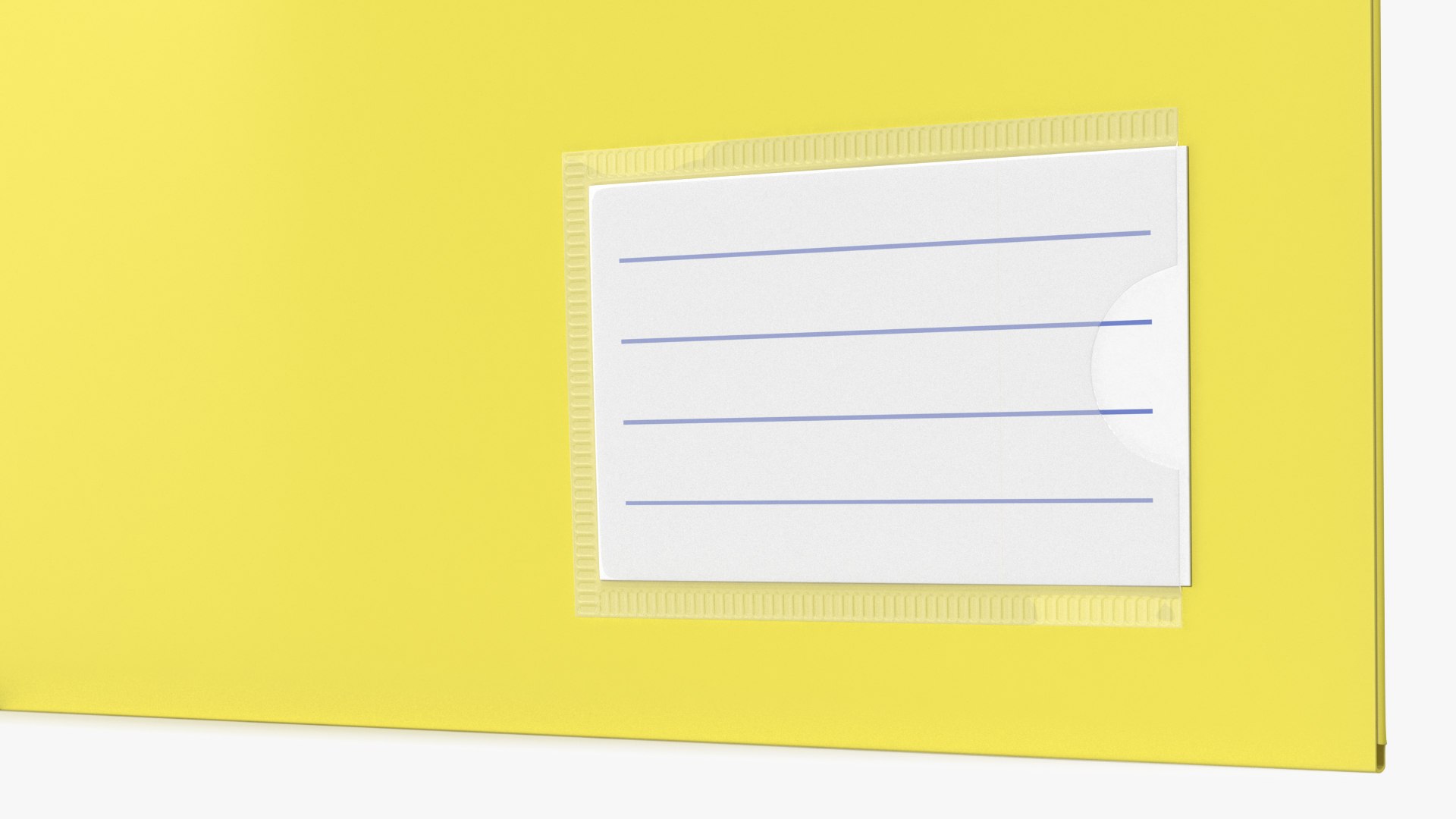3D Model Plastic Document Folder Open Yellow - TurboSquid 1772213