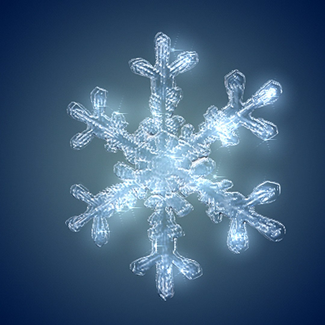 Snow Flakes 3d Model
